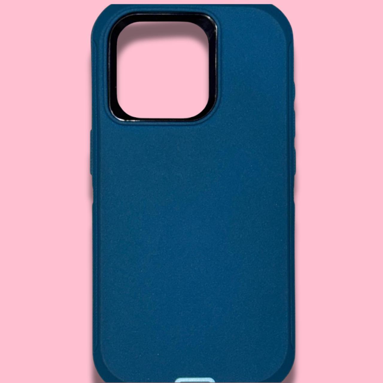 3- piece blue bulky, heavy duty iPhone 15... | Depop