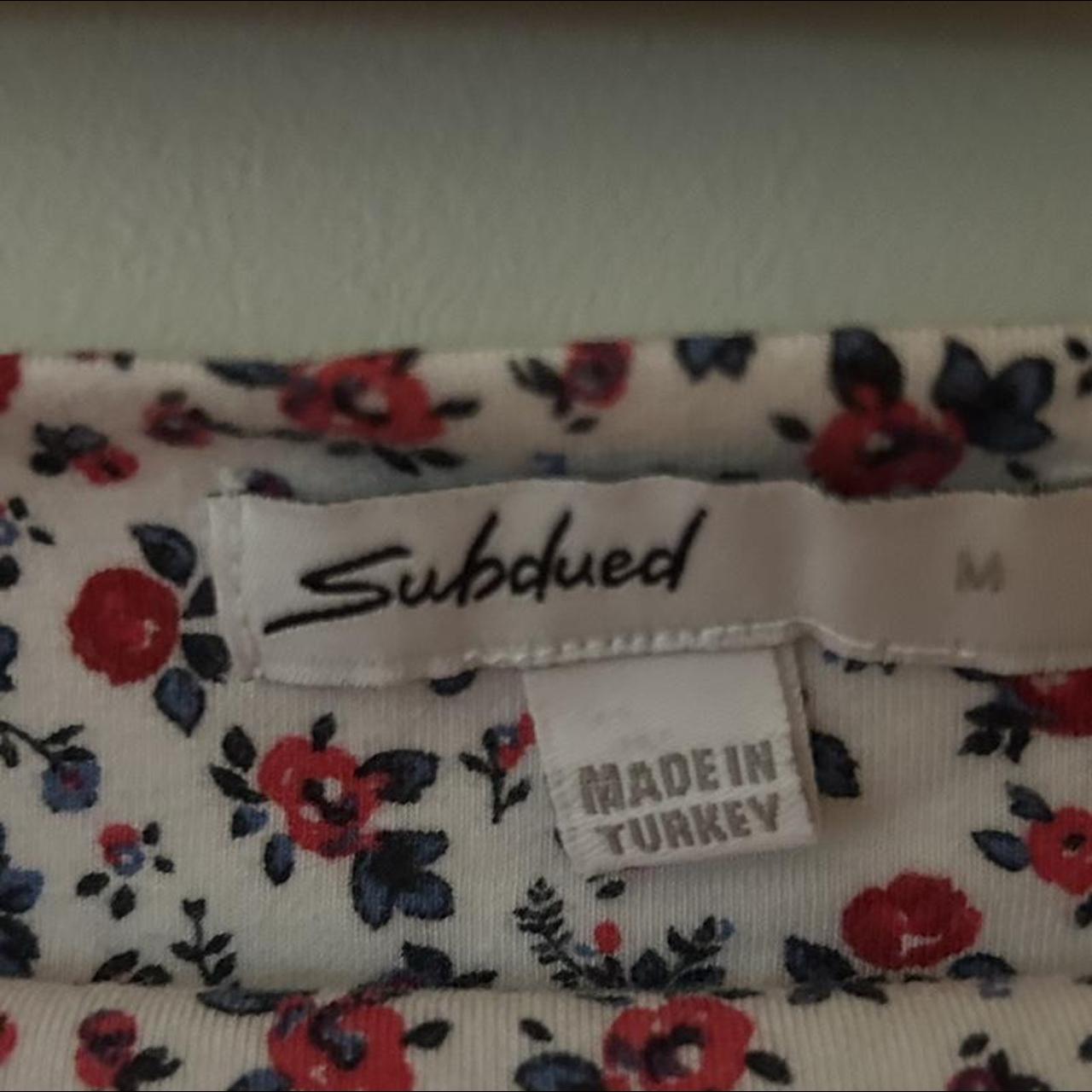 Floral bandeau top. Thrifted but never worn super cute. - Depop