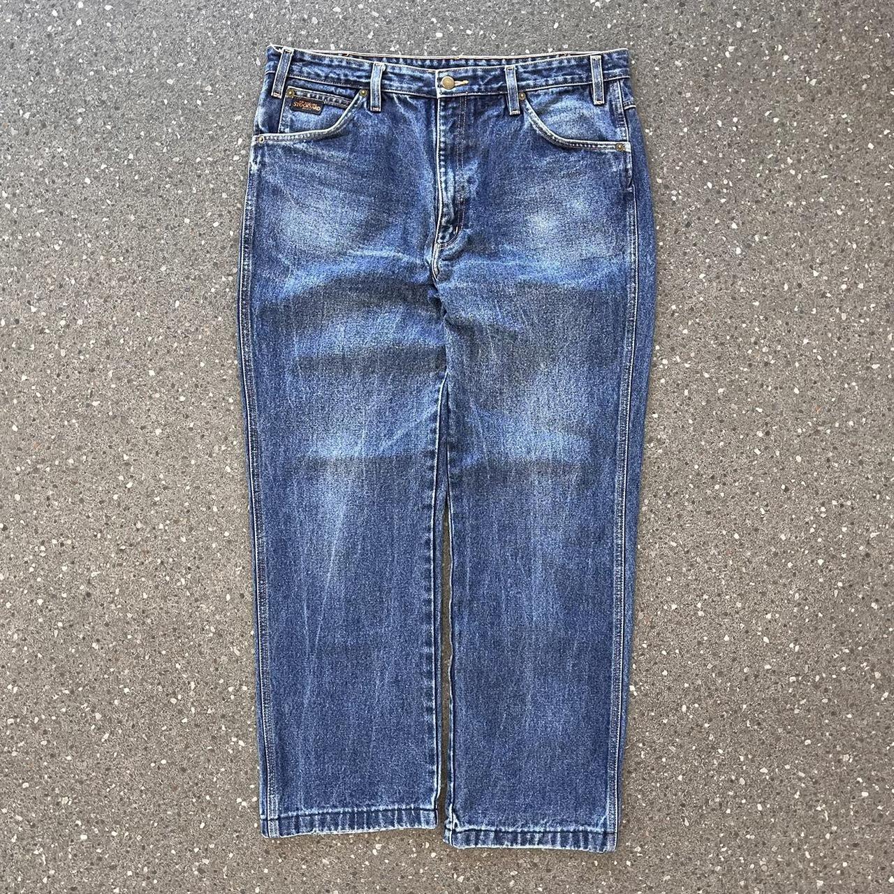 RM Williams stockyeard denim jeans blue denim RM... | Depop