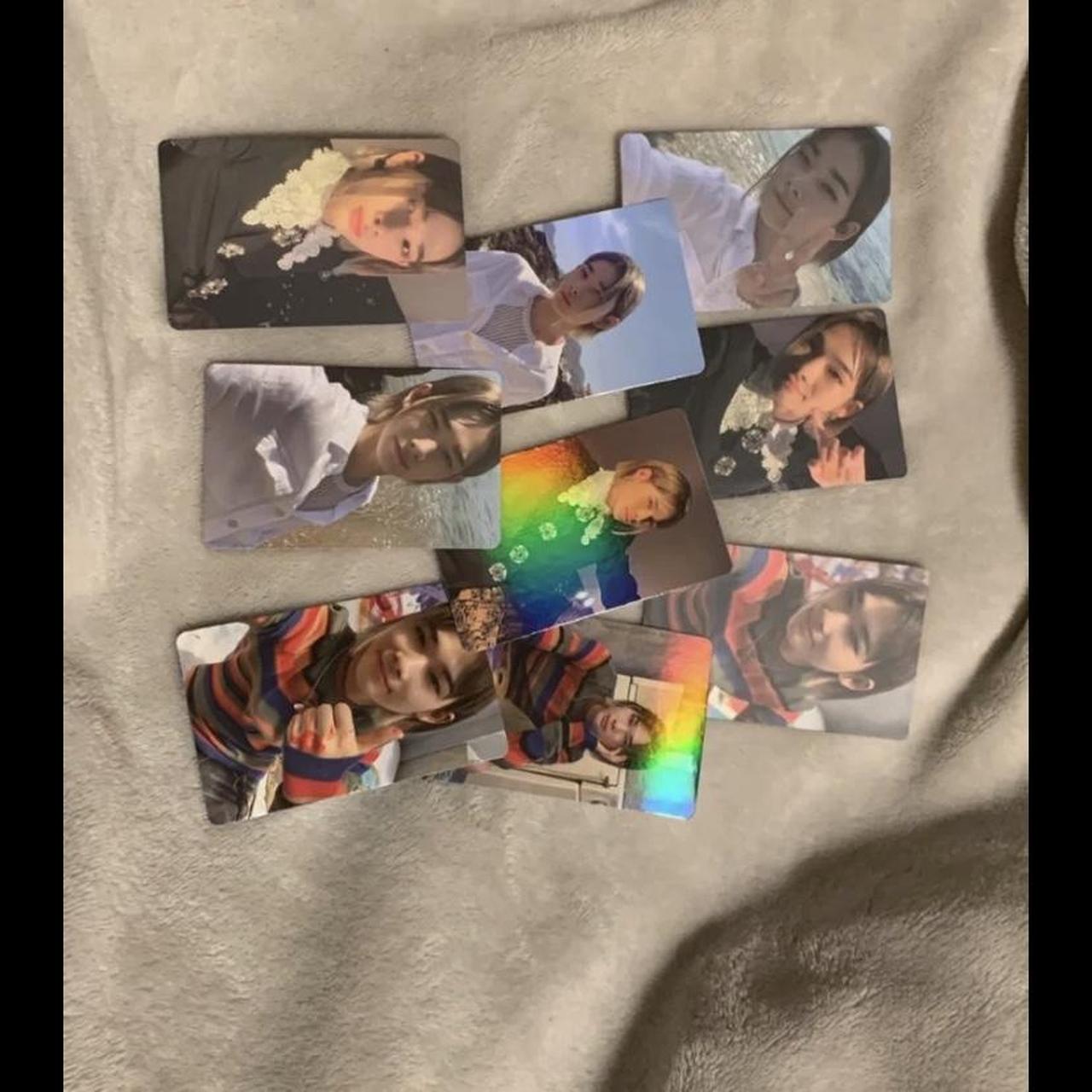 Hype Grey and White Trading-cards | Depop