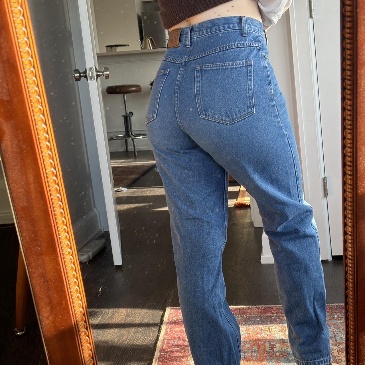 Size 6 vintage pendleton straight leg denim jeans.... - Depop