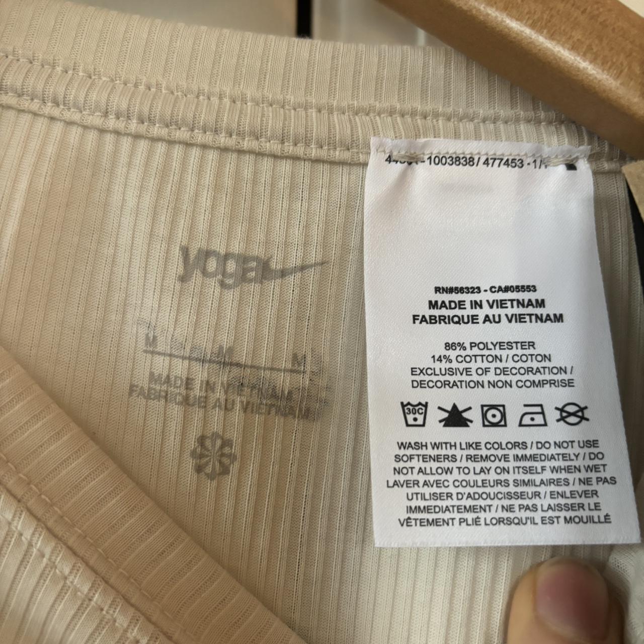 Nike Yoga cropped shawl— size medium, ribbed. Super... - Depop