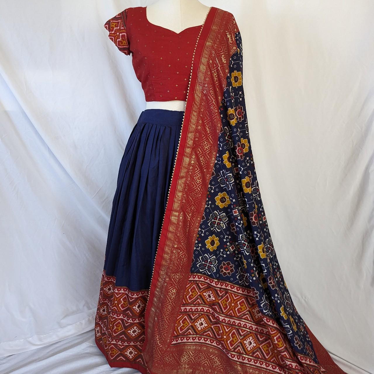 Beautiful patola design readymade Chaniya choli for... - Depop