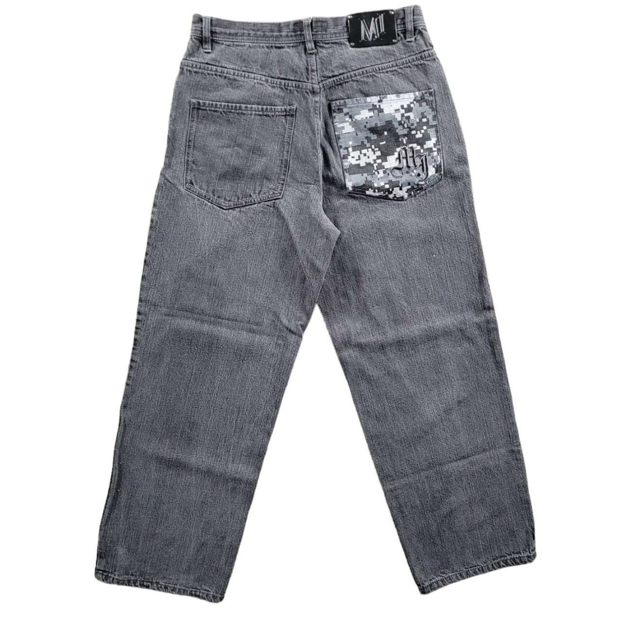 VINTAGE MECCA JEANS - CAMO PRINTED POCKET - BAGGY... - Depop