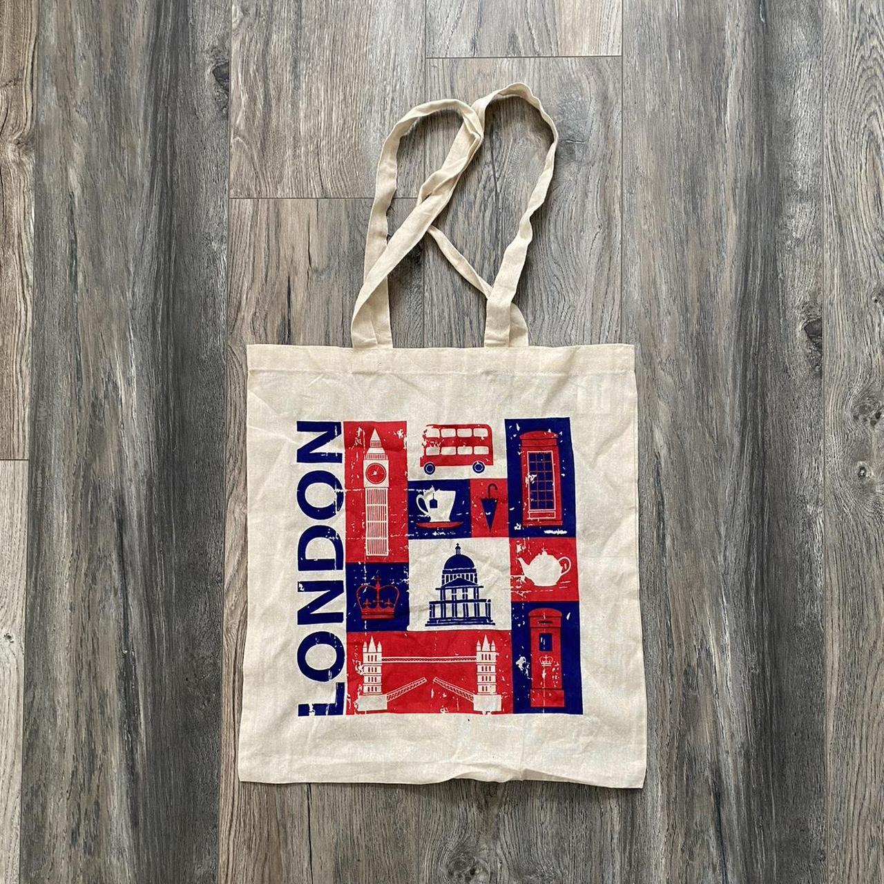 London Canvas tote bag Perfect size Nice vintage... - Depop