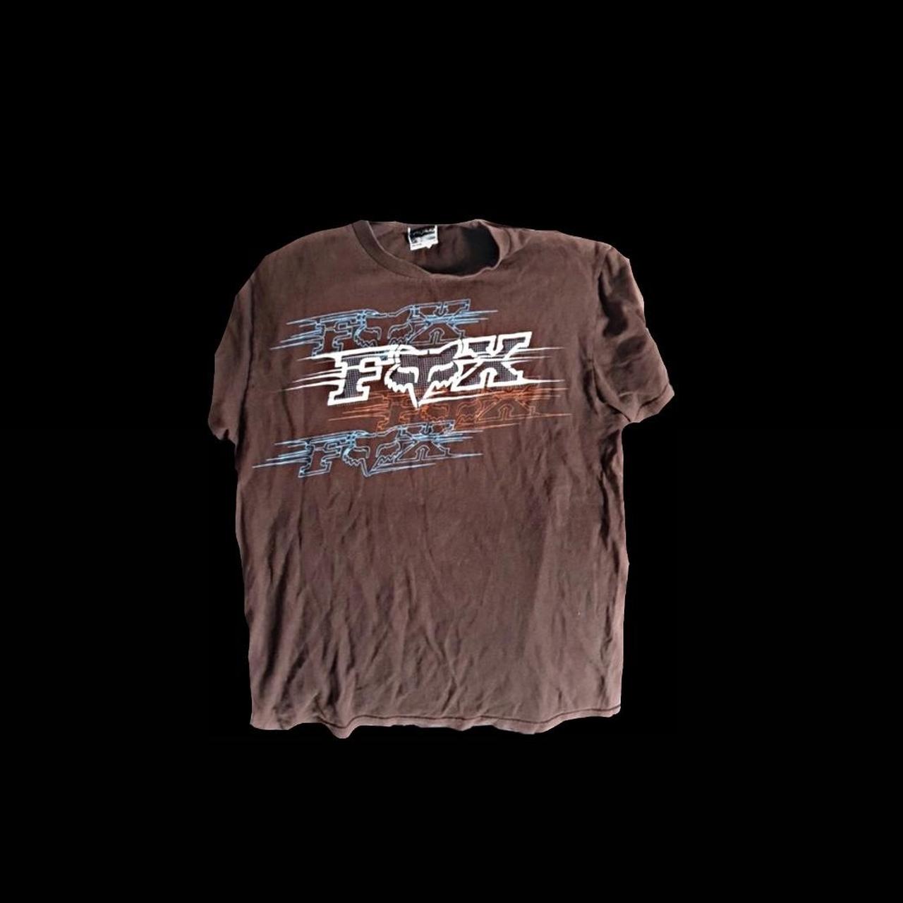 Fox racing cyber y2k t shirt size M #foxracing... - Depop