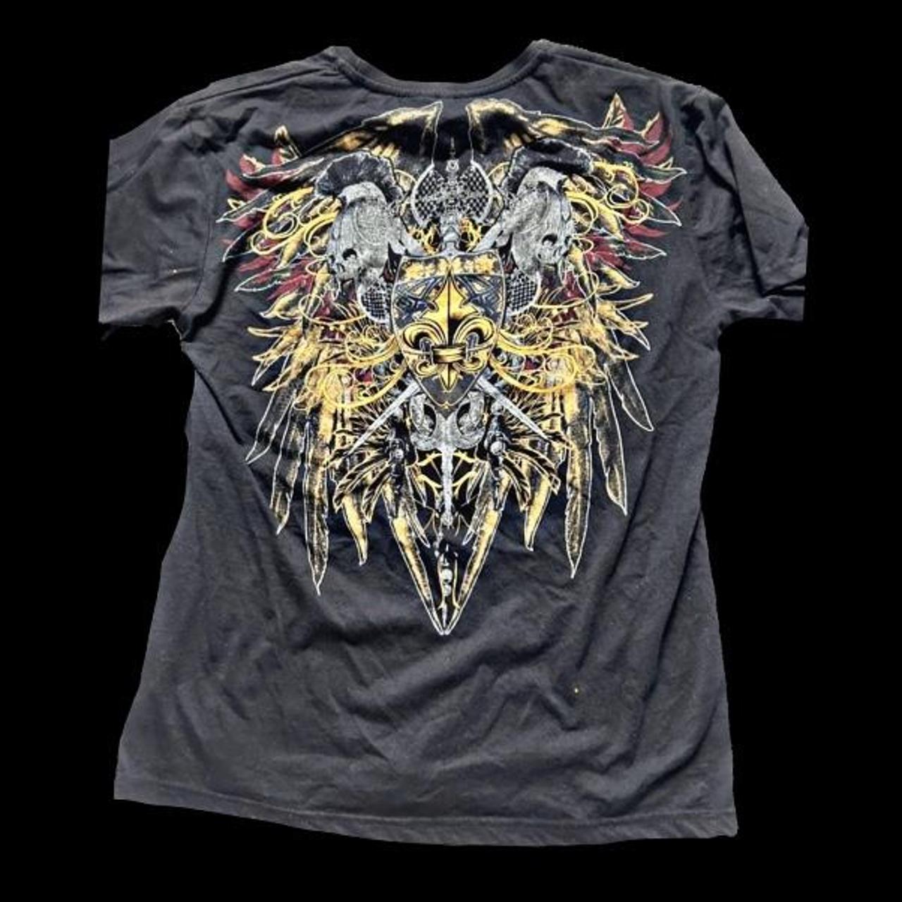 Affliction/mma elite style t shirt size... - Depop