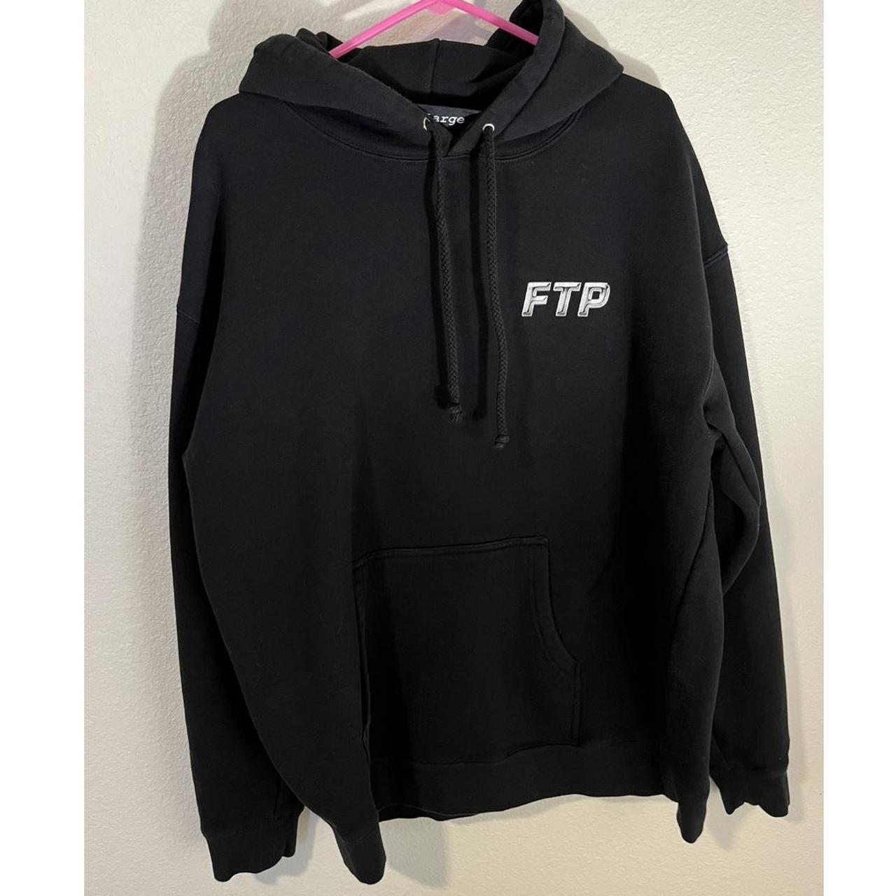 FTP chrome hoodie near perfect... - Depop