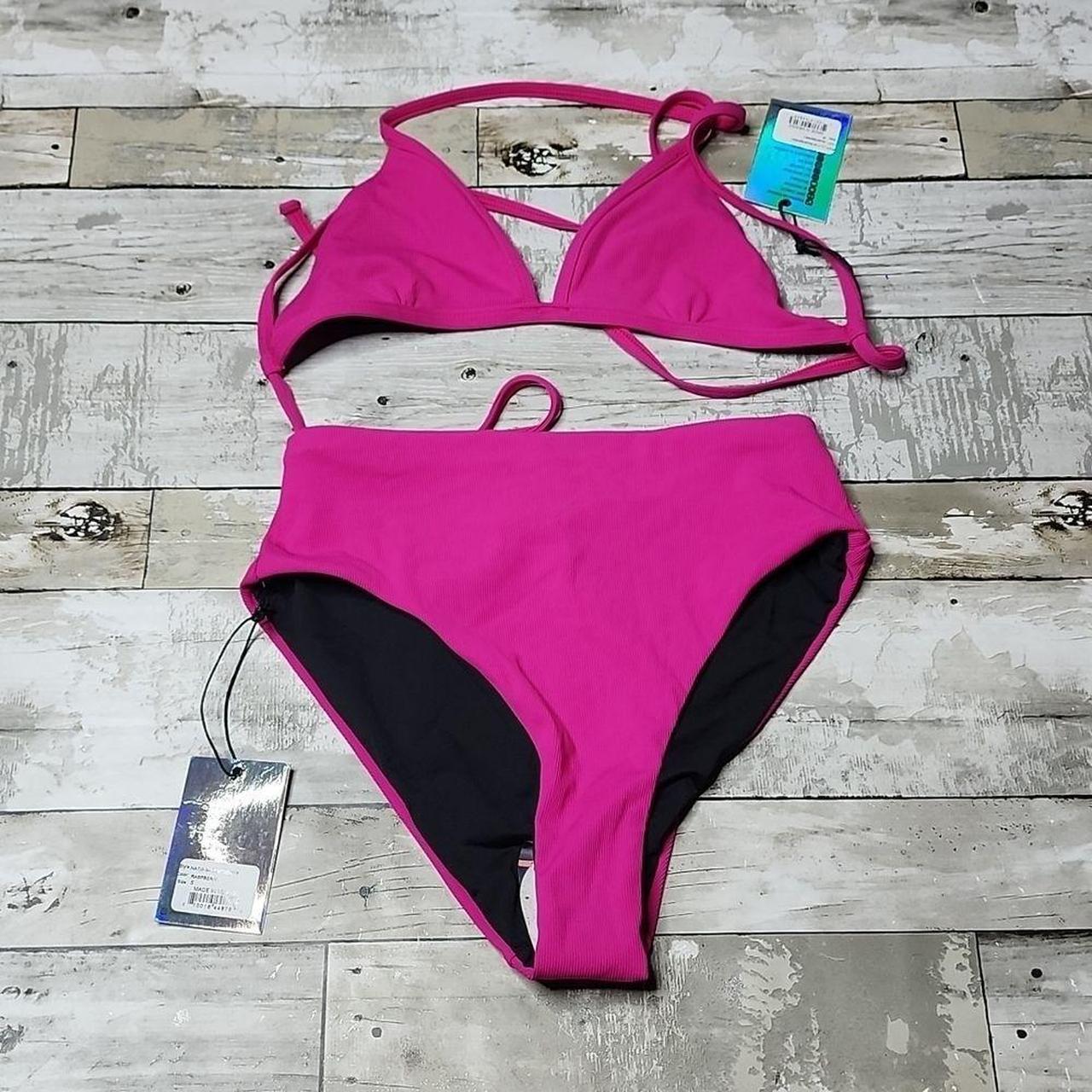 Jolyn surf collection Lily natia ribbed bikini set... - Depop