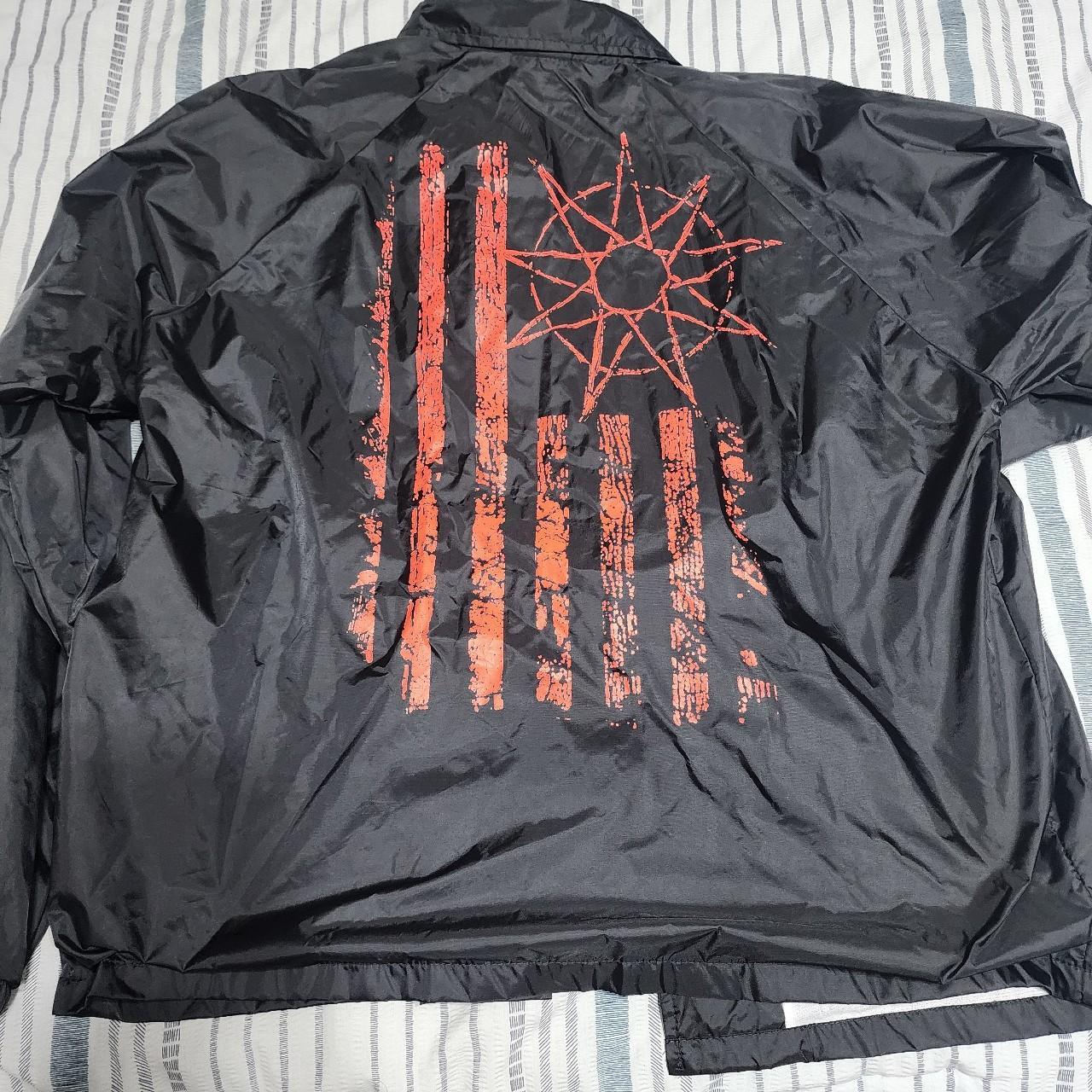 Slipknot windbreaker Bought at a show in 2015,... - Depop