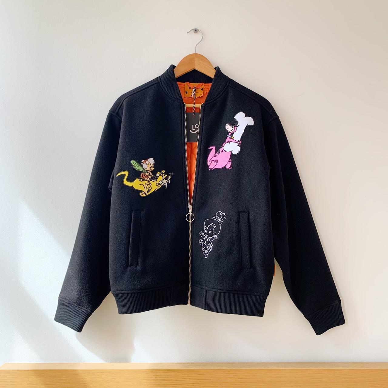 Lazy Oaf x The Flintstones Character Bomber... - Depop