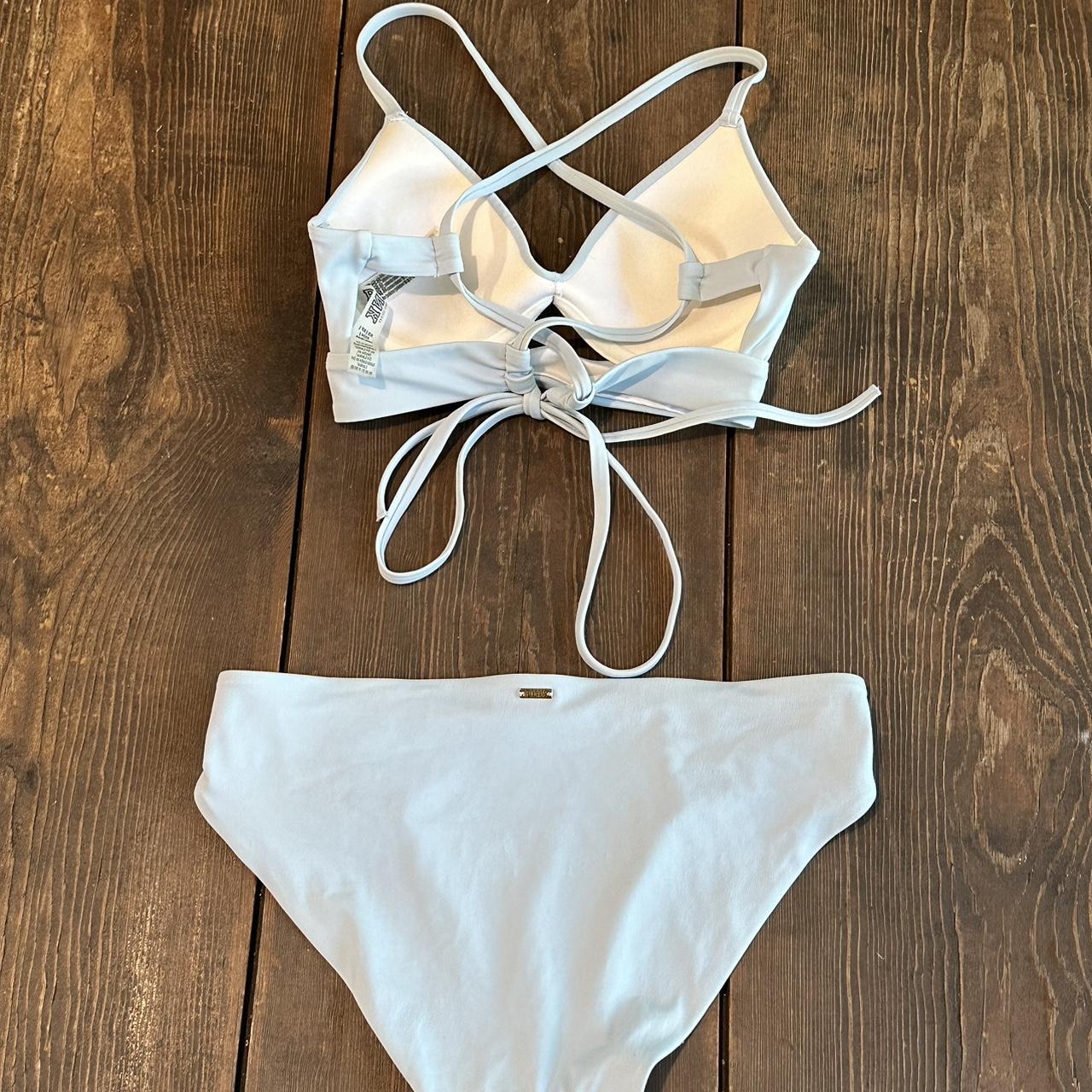 Baby Blue Victoria Secret Bikini Extra Small... | Depop