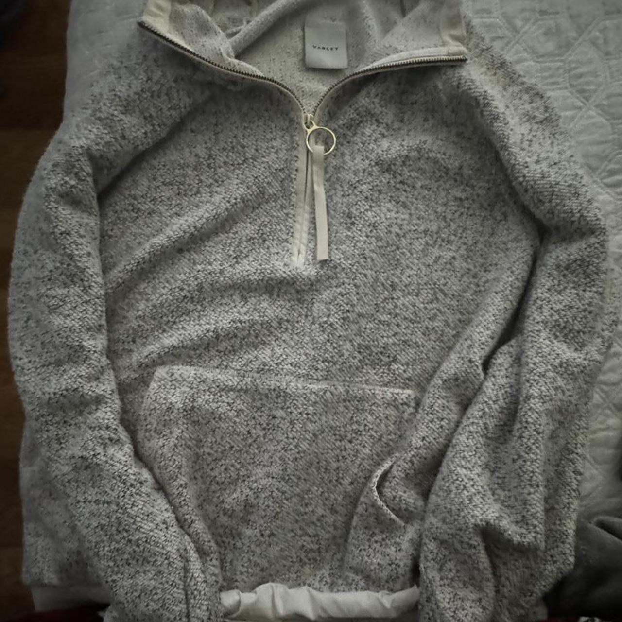 Varley half zip sweater , can wear off the shoulder... - Depop