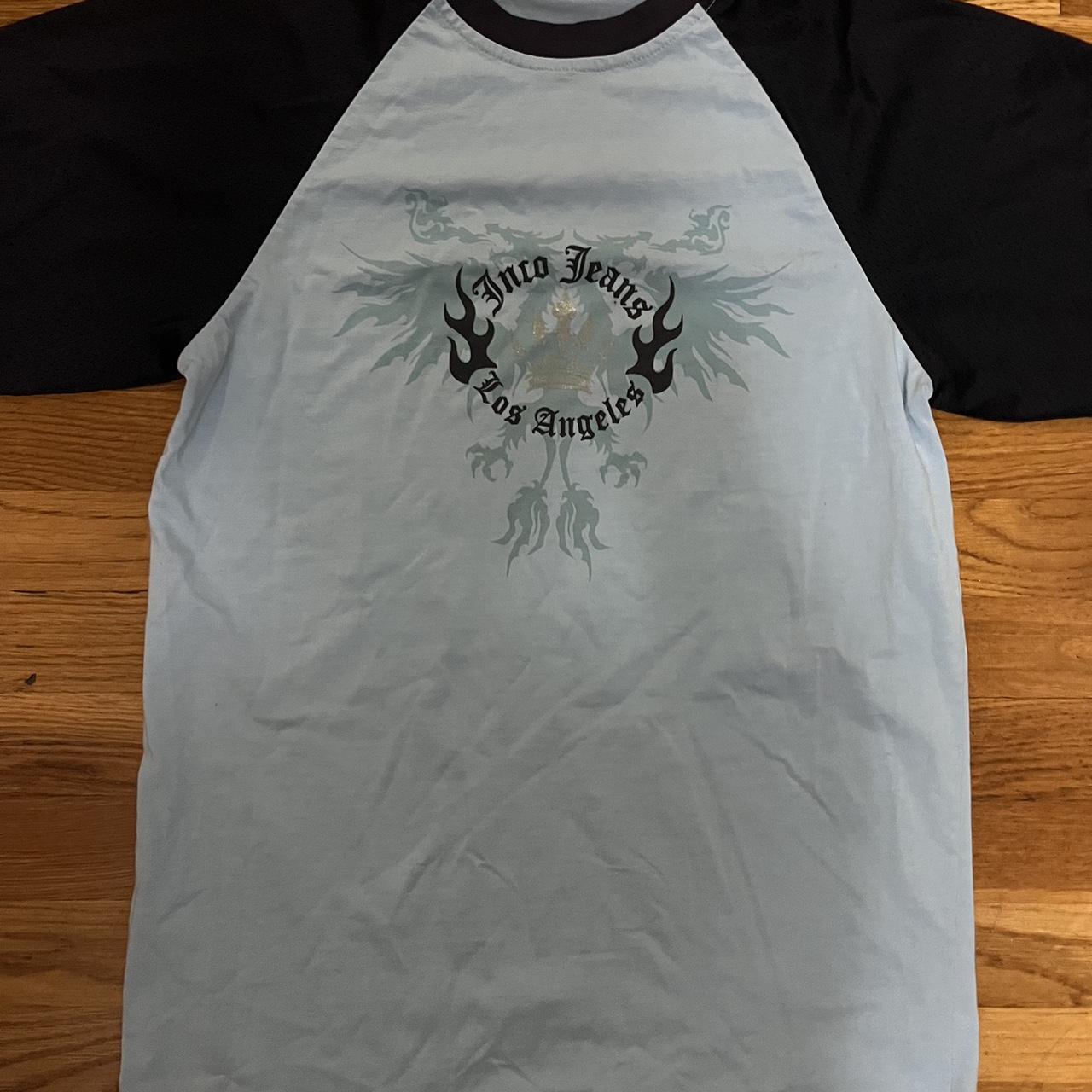 vintage y2k Jnco shirt the sleeves are a jersey... - Depop