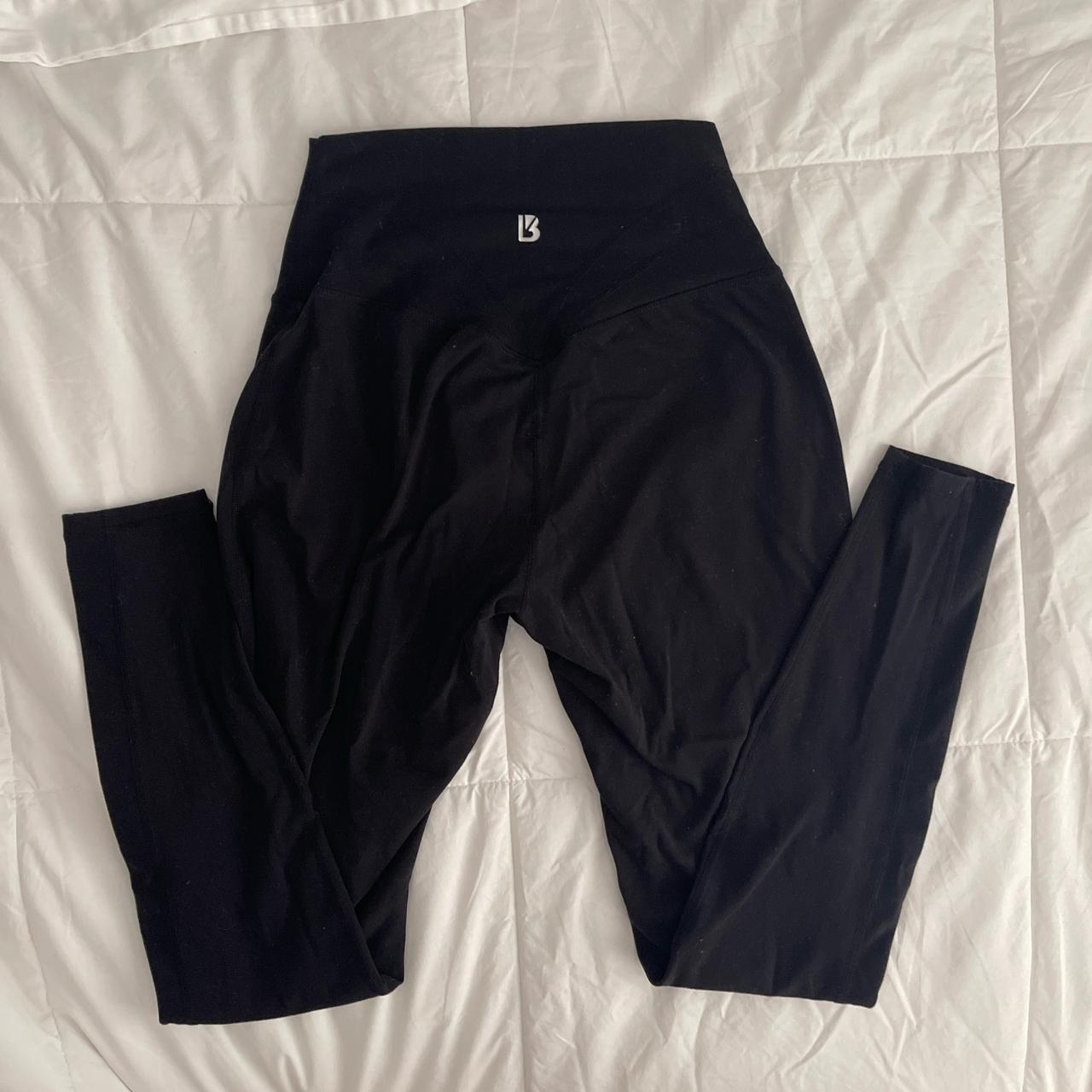 buffbunny onyx black legacy leggings, size s worn... - Depop