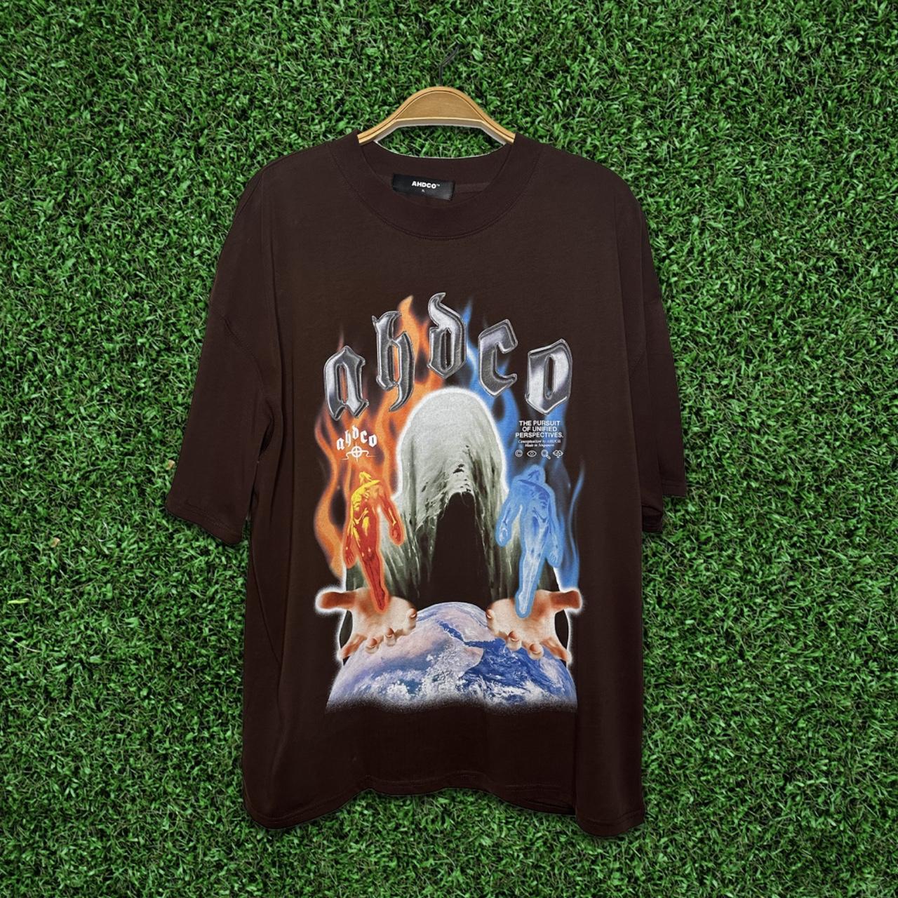 AHDCO Fire & Water shirt Sz XL Super dope design,... - Depop