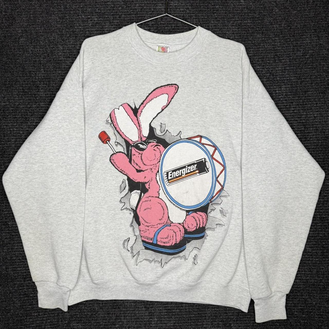 vintage 90s energizer bunny batteries rabbit grey... | Depop
