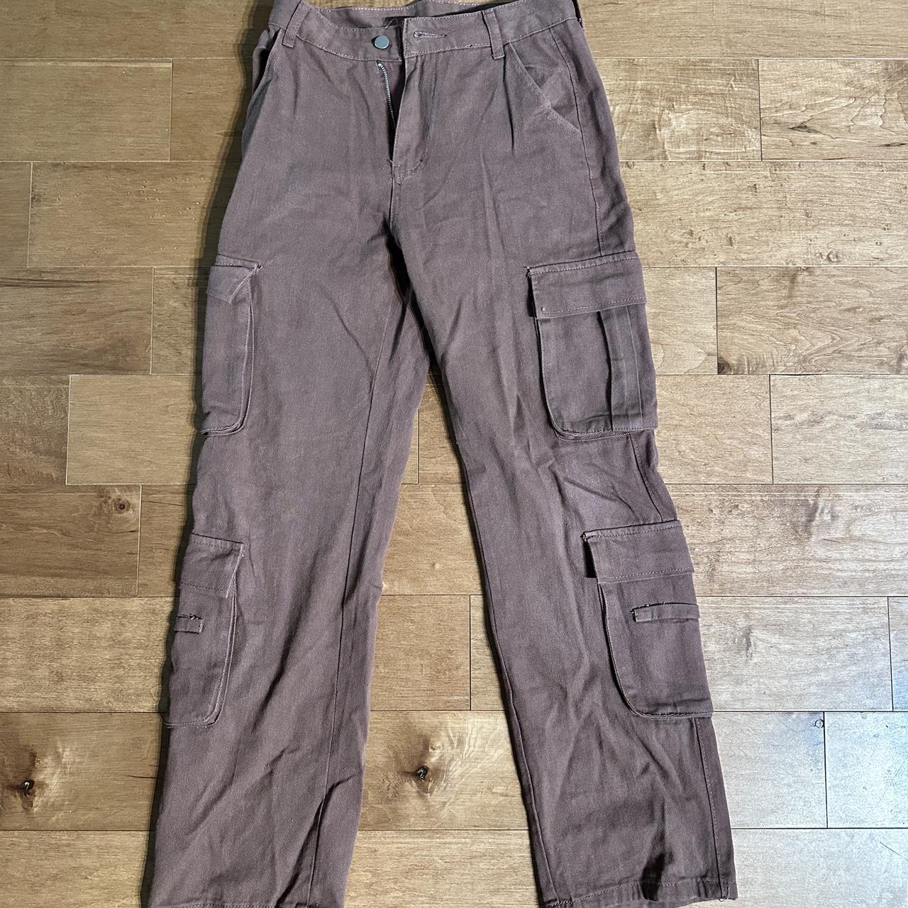 Nice Relaxed fit men’s brown cargos. • Unbranded •... - Depop