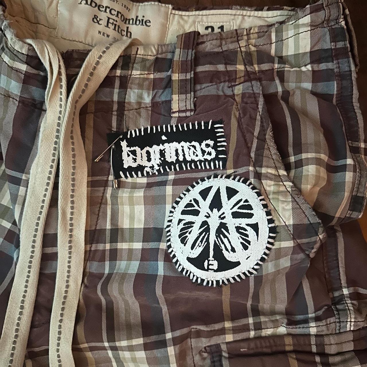 patched lagrimas, knumears & habak jorts size 32... - Depop
