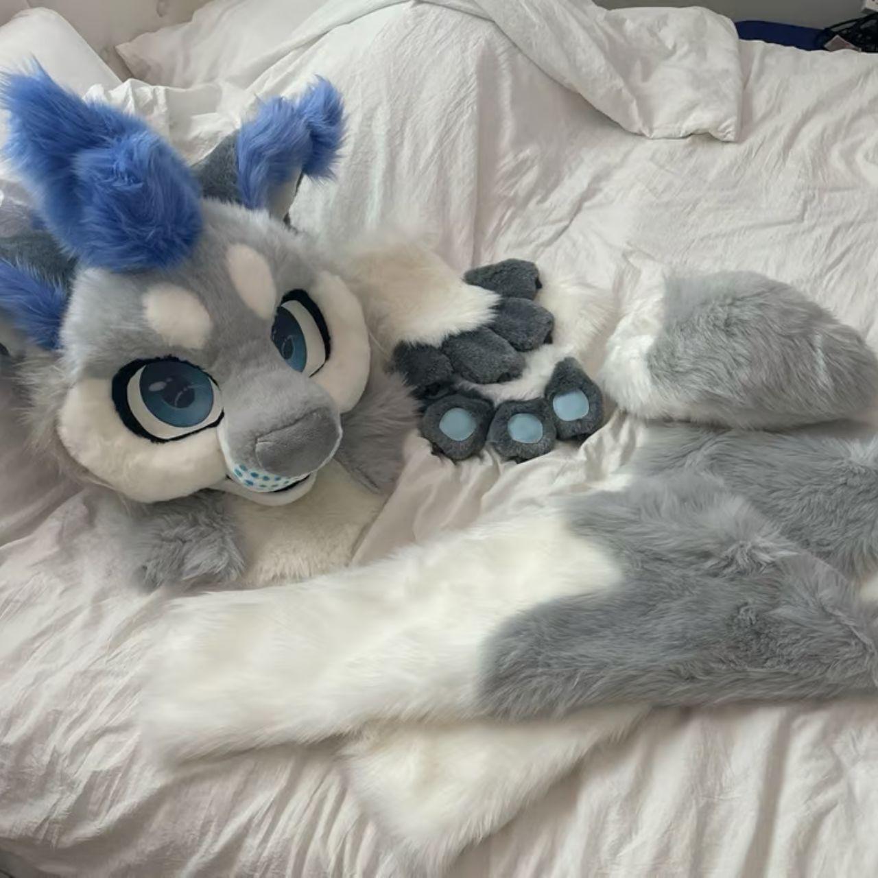 Lemonbrat Fursuit Partial Lynx A partial fursuit... | Depop