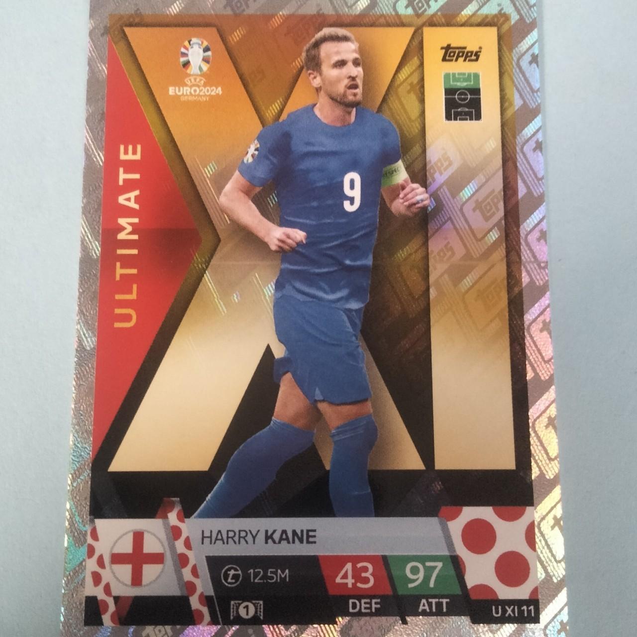 Harry Kane Ultimate XI Foil Card Topps Match Attax... - Depop