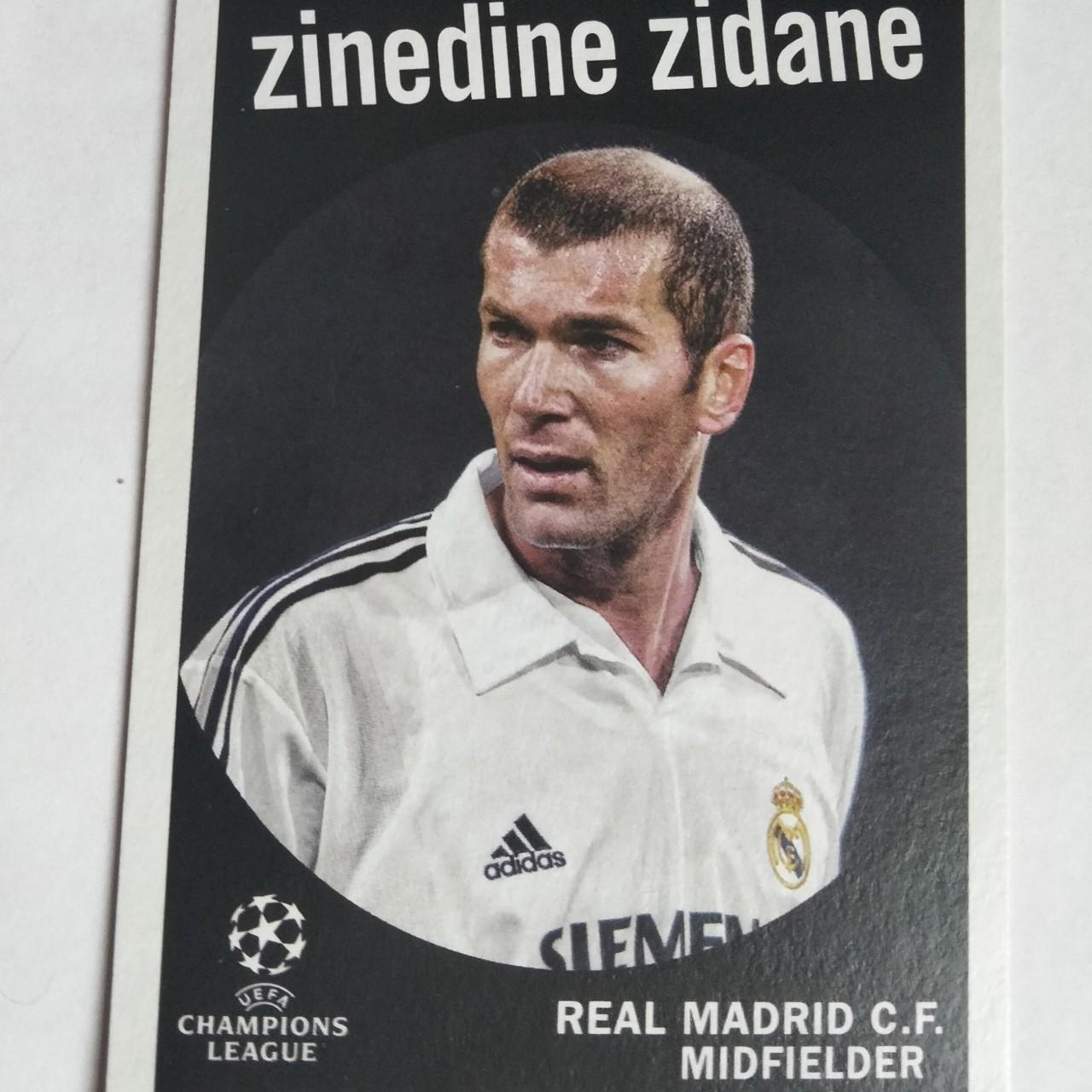 Topps UCC Zinedine Zidane Real Madrid CF 59 1 Sports... - Depop