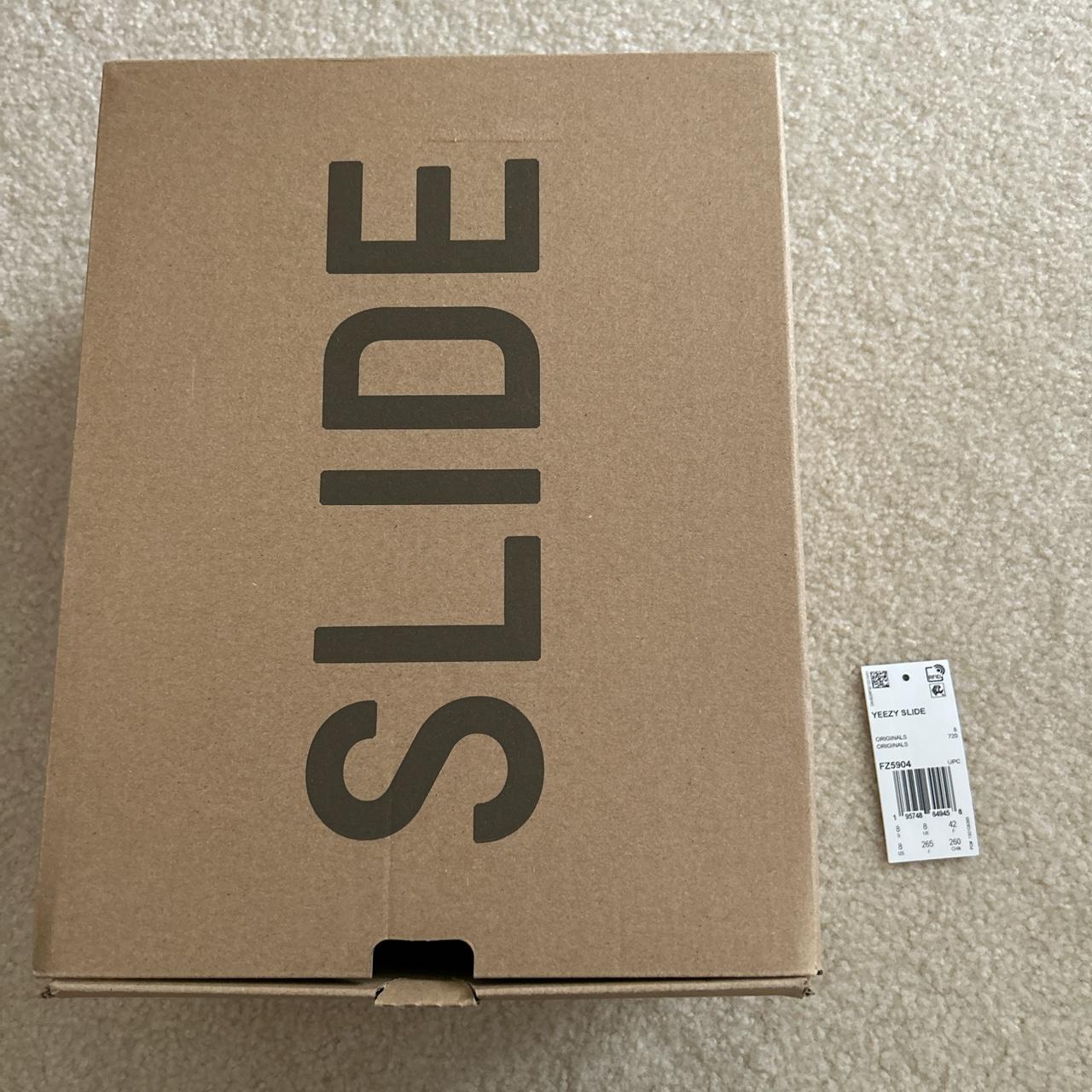 Adidas Yeezy Slide Resin Box FZ5904 Men’s Size 8 BOX... - Depop