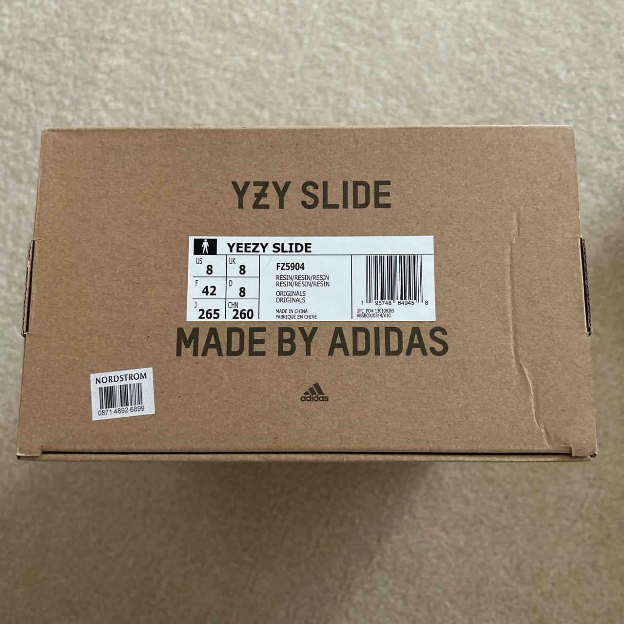 Adidas Yeezy Slide Resin Box FZ5904 Men’s Size 8 BOX... - Depop