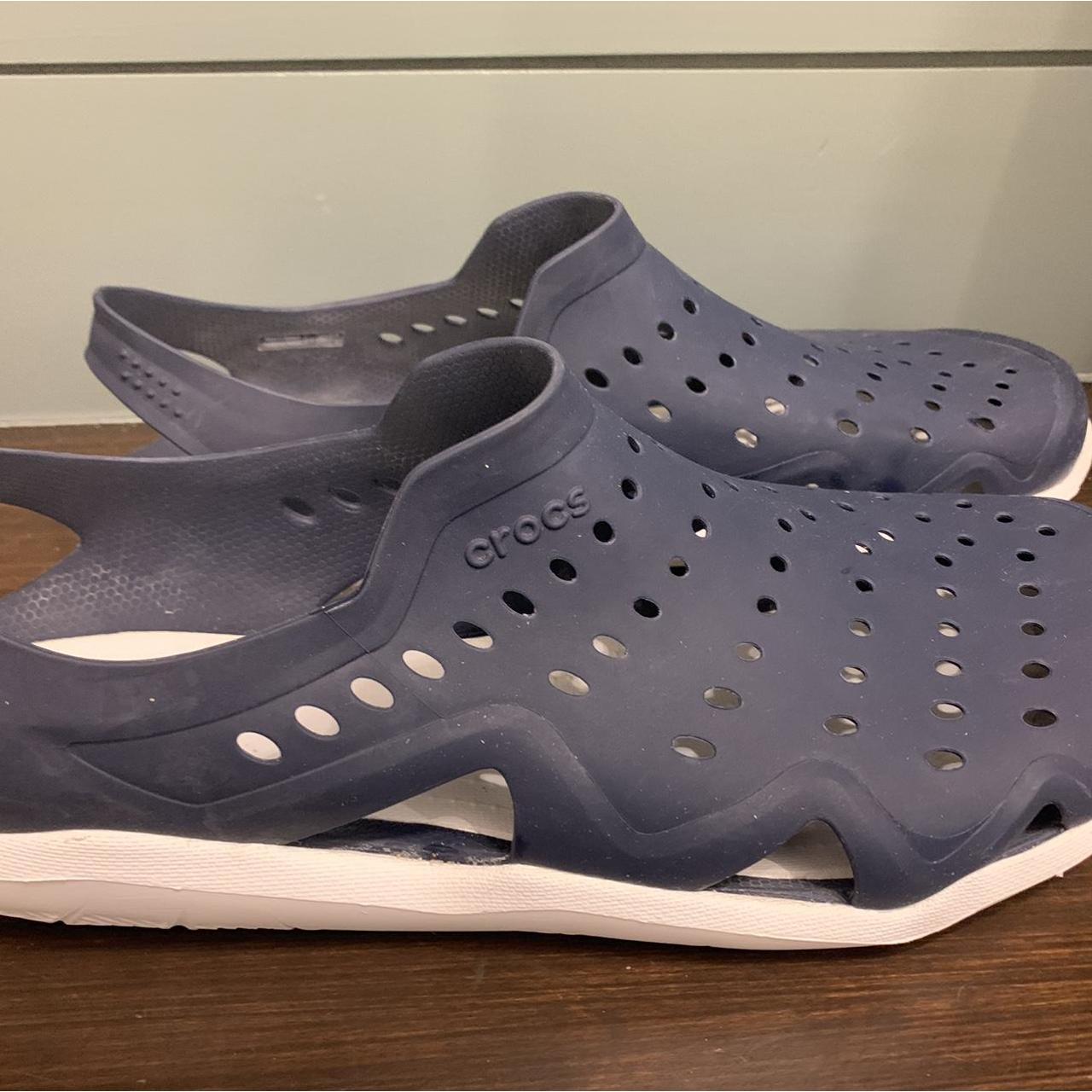 Product Details Crocs Mens Swiftwater Wave Sandal... - Depop