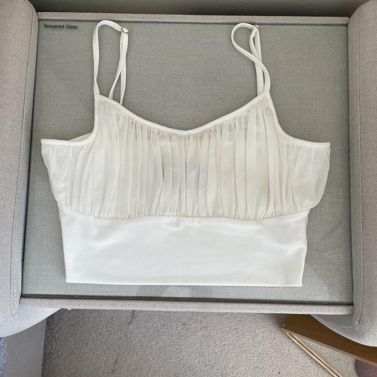 AYM Studio / Boom Boom the Label Size small white... - Depop