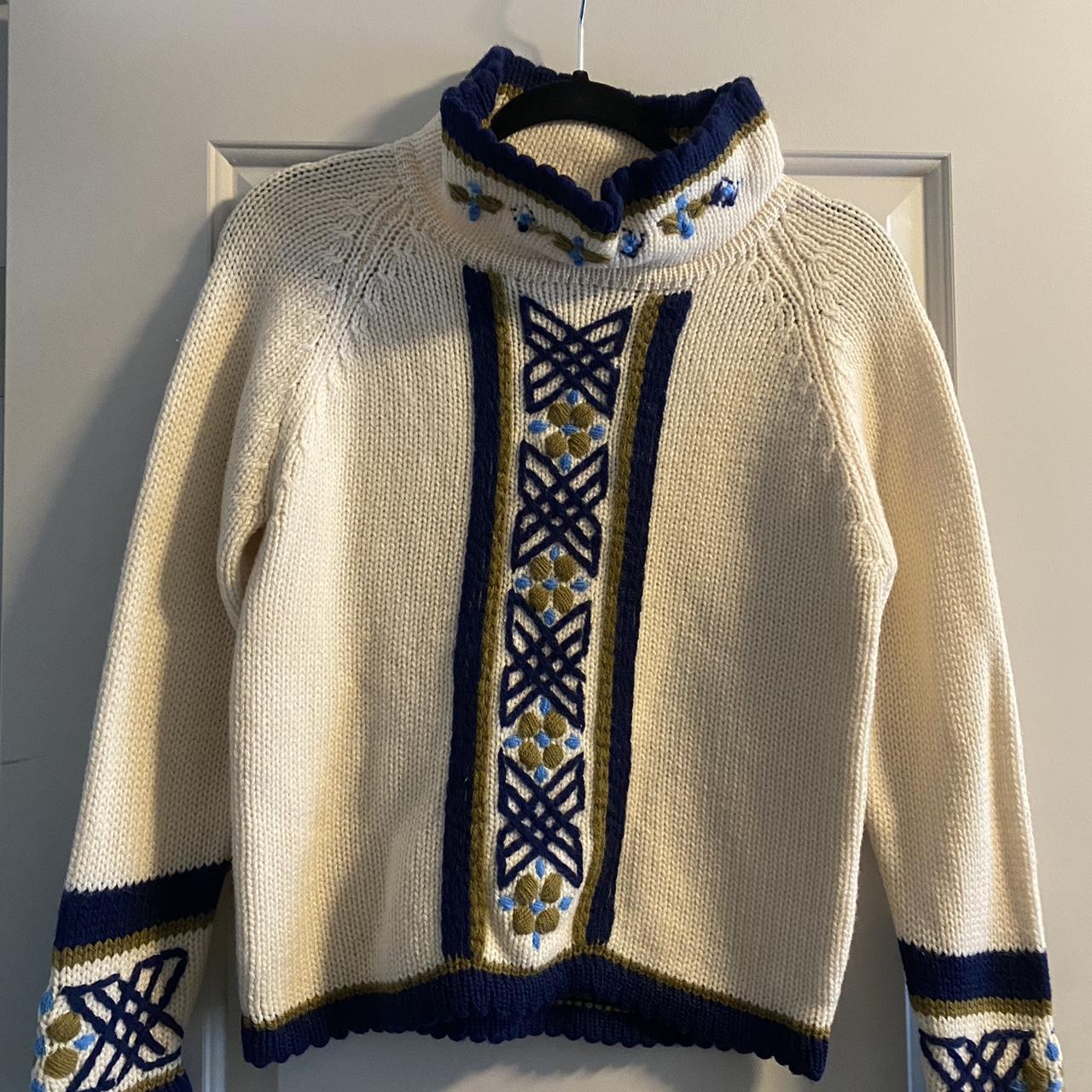 Vintage Wool Sweater, freshly dry cleaned. The... - Depop