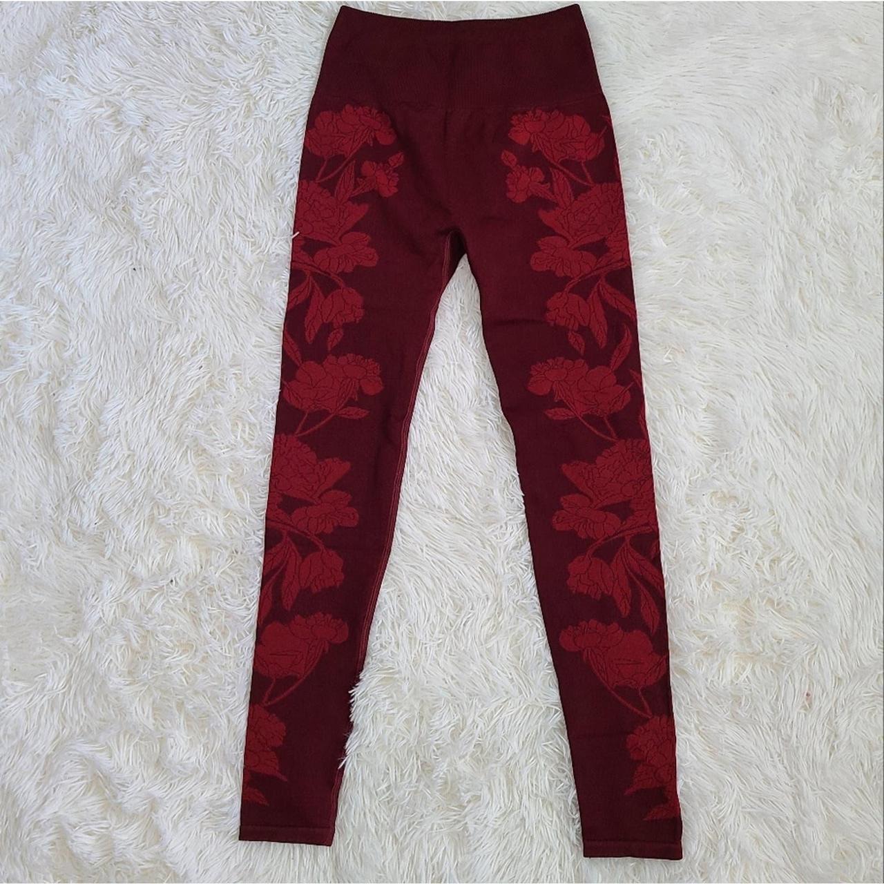 Fabletics Floral High Waisted Leggings New With... - Depop