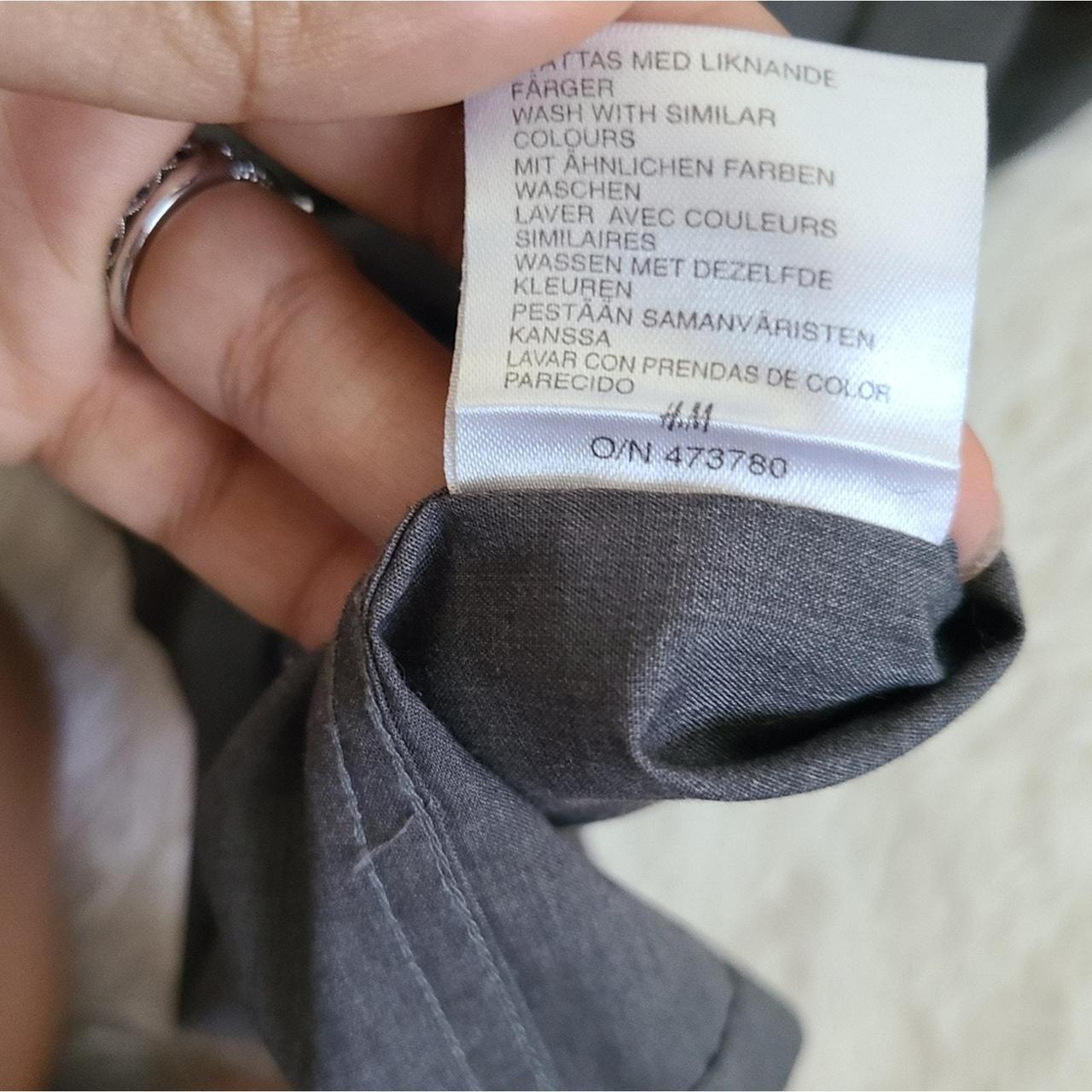 Conwell For Men Gray H&M Hook And Loop Dress... | Depop