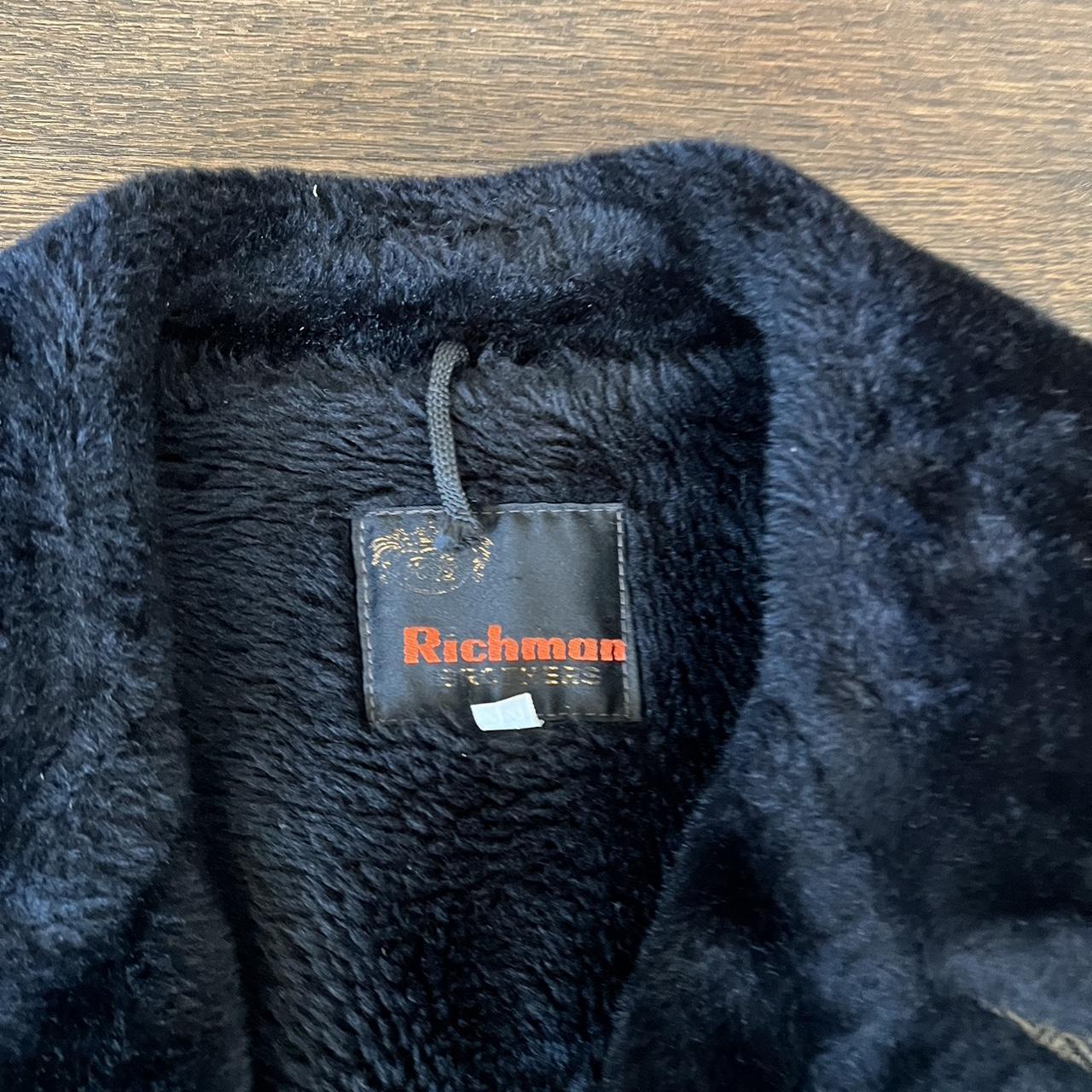 1970s Richman Brother Vintage Fur Lined Wool Trench... - Depop