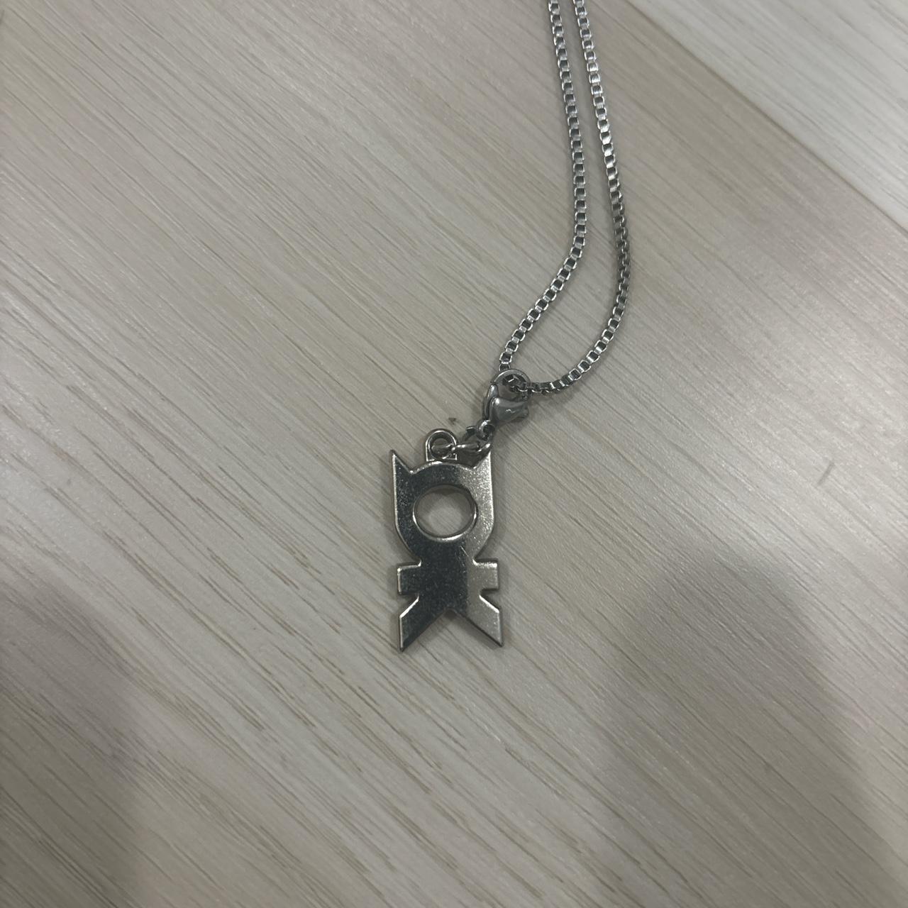 Frank ocean homer pendant chain silver So... | Depop