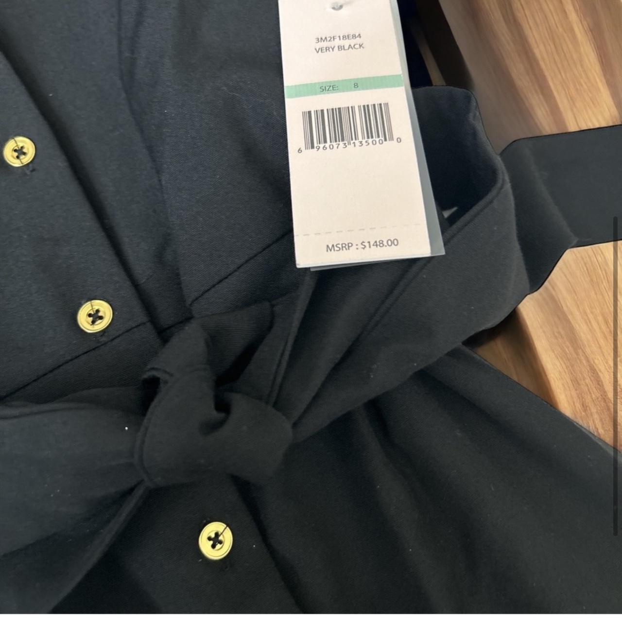 NANETTE LEPORE Midi Dress Color: Black | Size: 8 |... - Depop