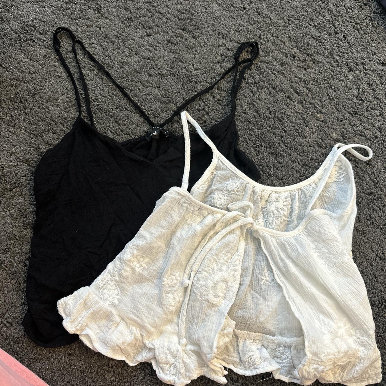 pacsun tank tops. so cute!!! size L!! both for... - Depop
