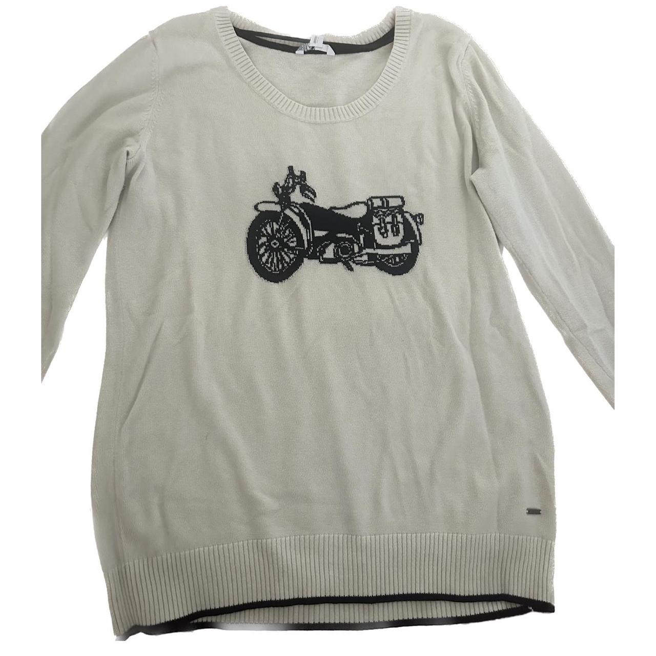 Volcom Women's White and Cream Sweatshirt | Depop