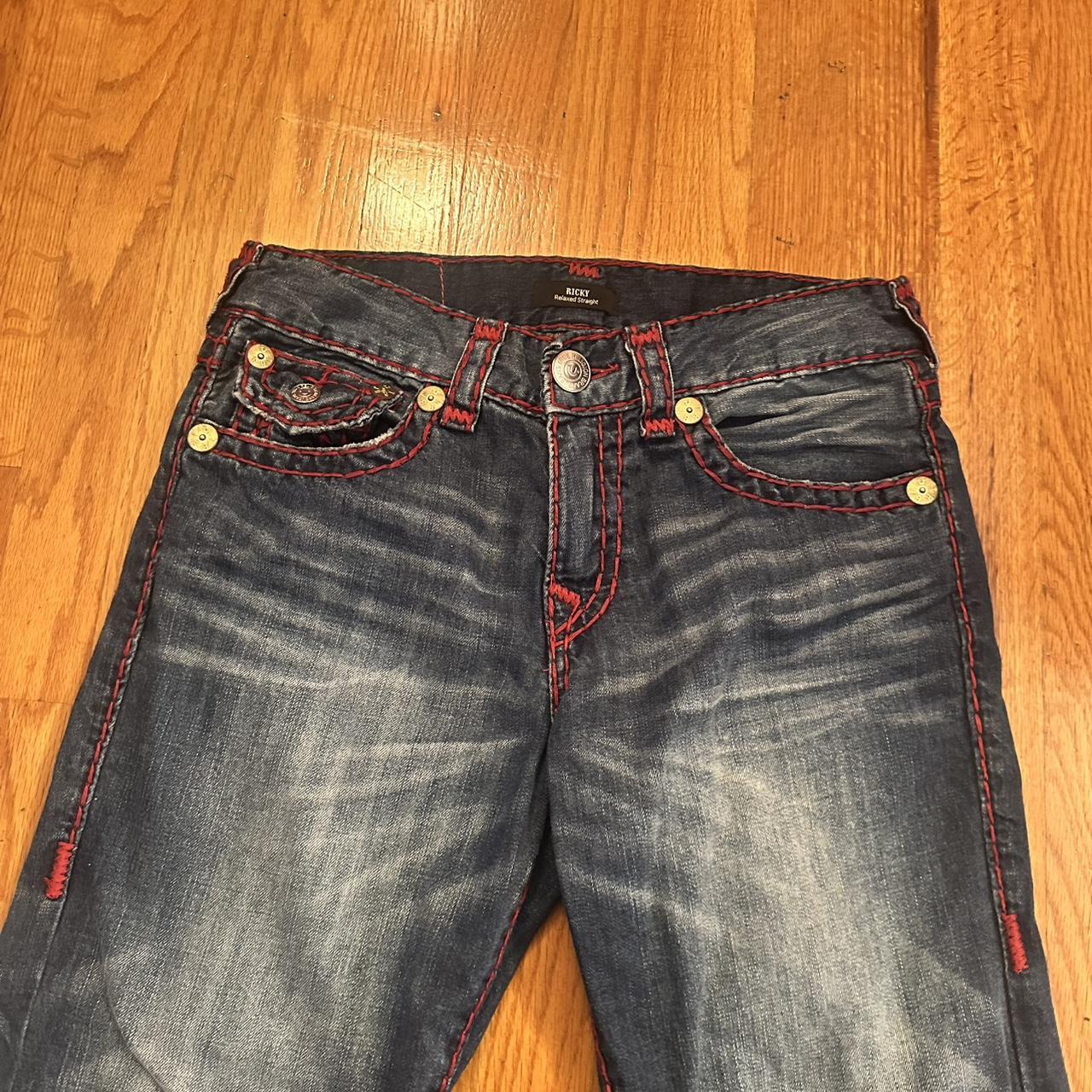 Size 30 super T stitch true religion jeans The good... | Depop