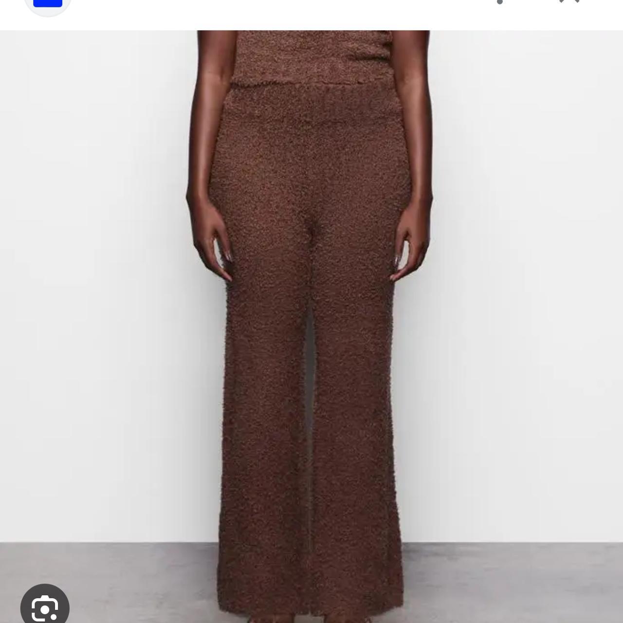 Skims brown fluffy pants. Size XXS/XS. I would fit a... - Depop