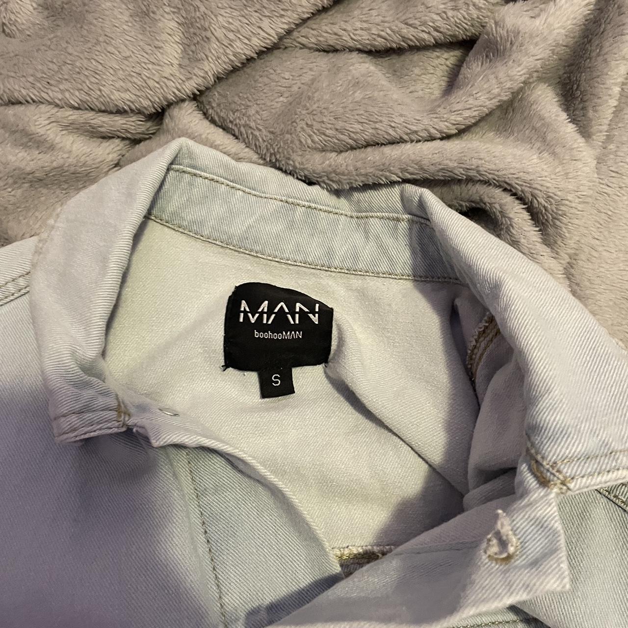 Boo-hoo man denim jacket Size small Barely worn, one... | Depop