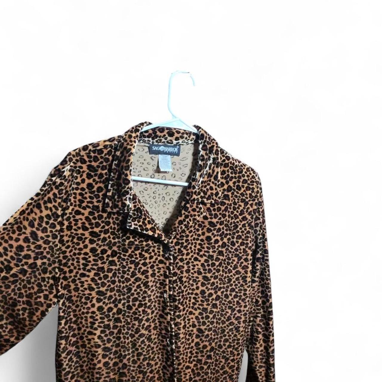 Leopard print long sleeve top #wildprint | Depop