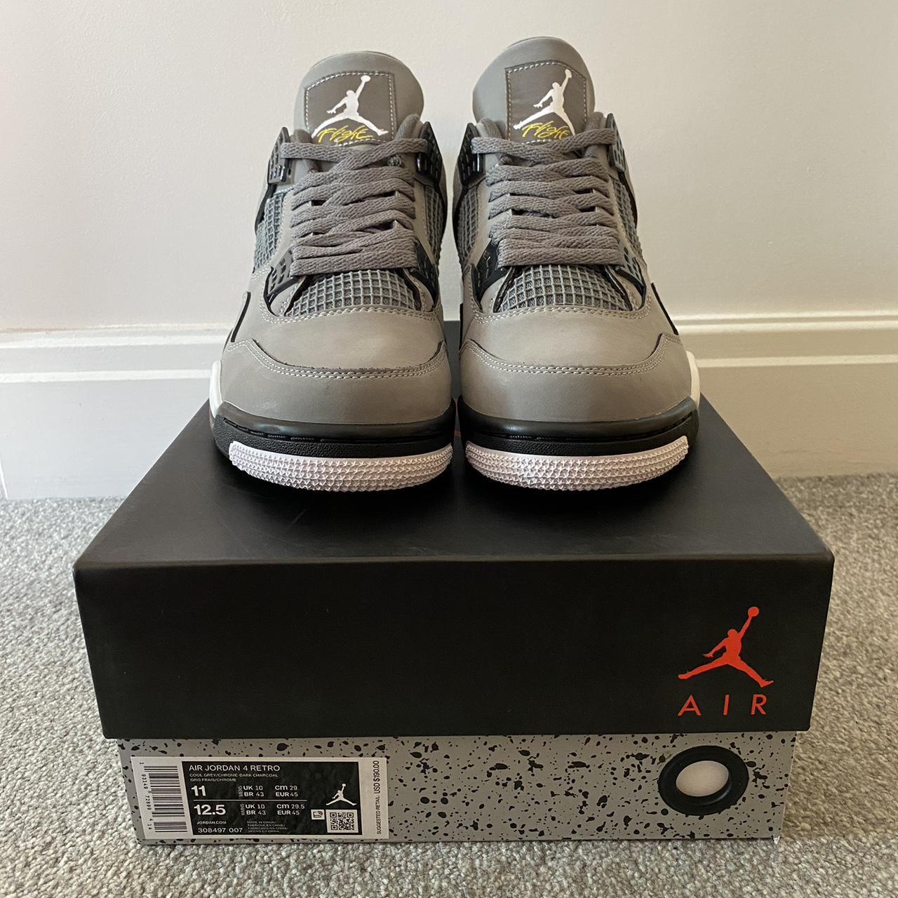 Men’s Nike Air Jordan 4 Retro Cool Grey Size... | Depop