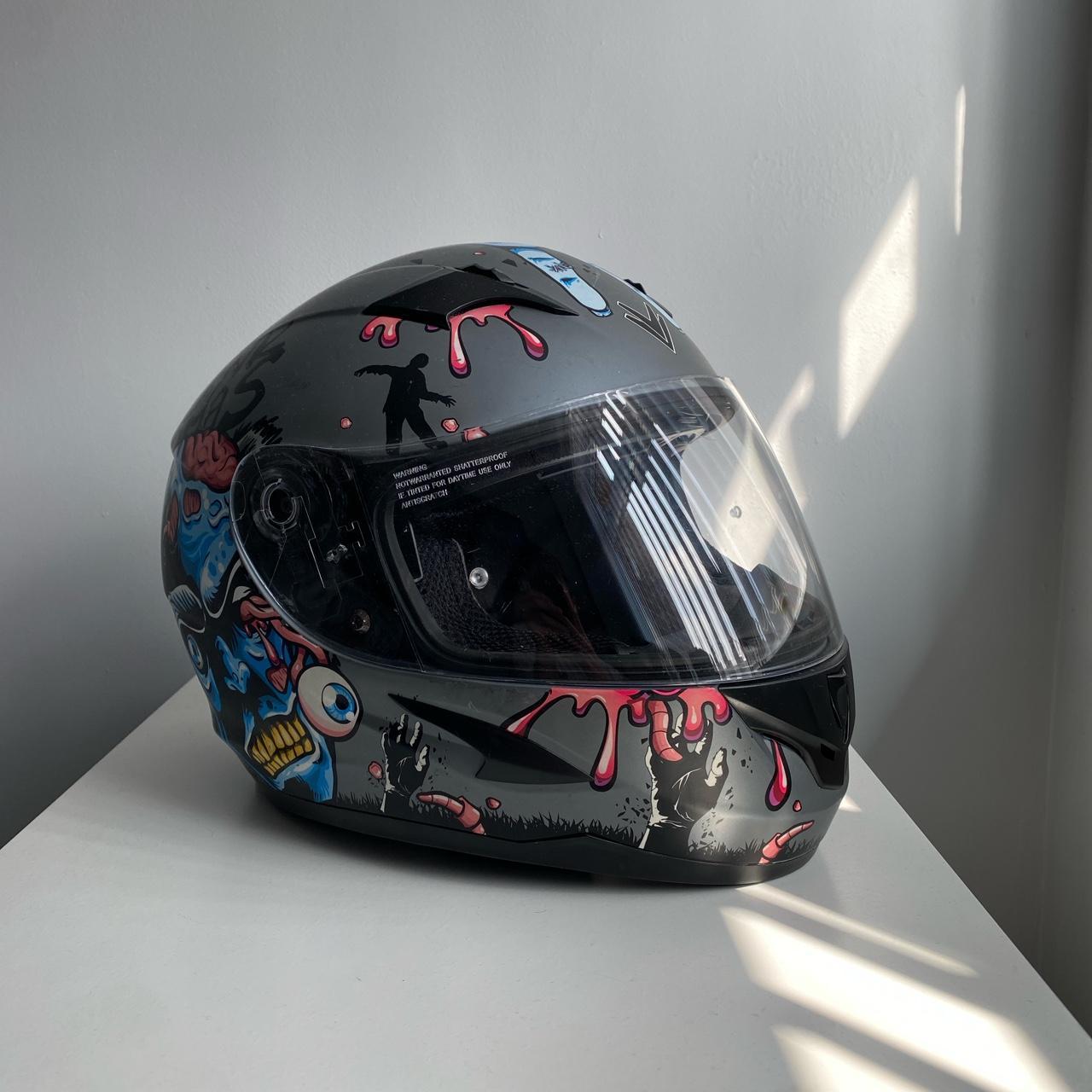 Frank Thomas motorcycle helmet Size L, fits... - Depop