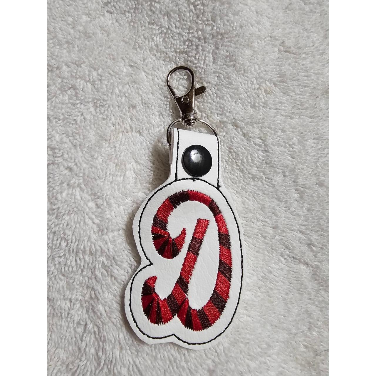 Letter D Keychain Initial Keyring Bag Charm... | Depop
