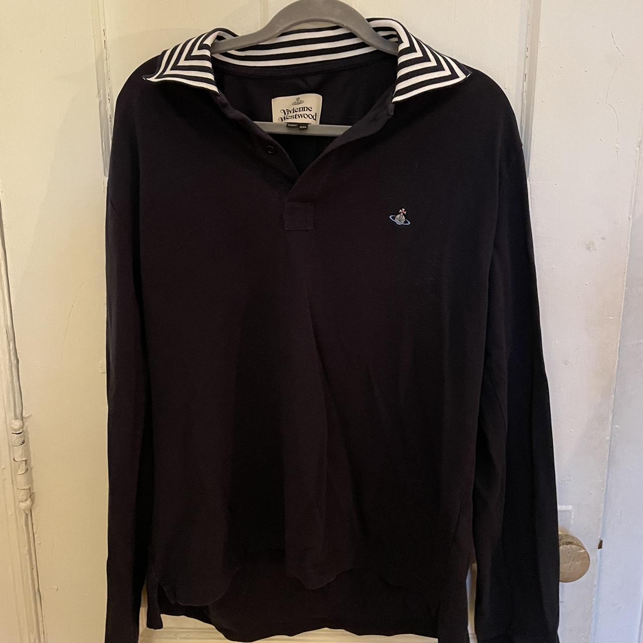 Vivienne Westwood long sleeve Polo. No flaws. Fits... - Depop