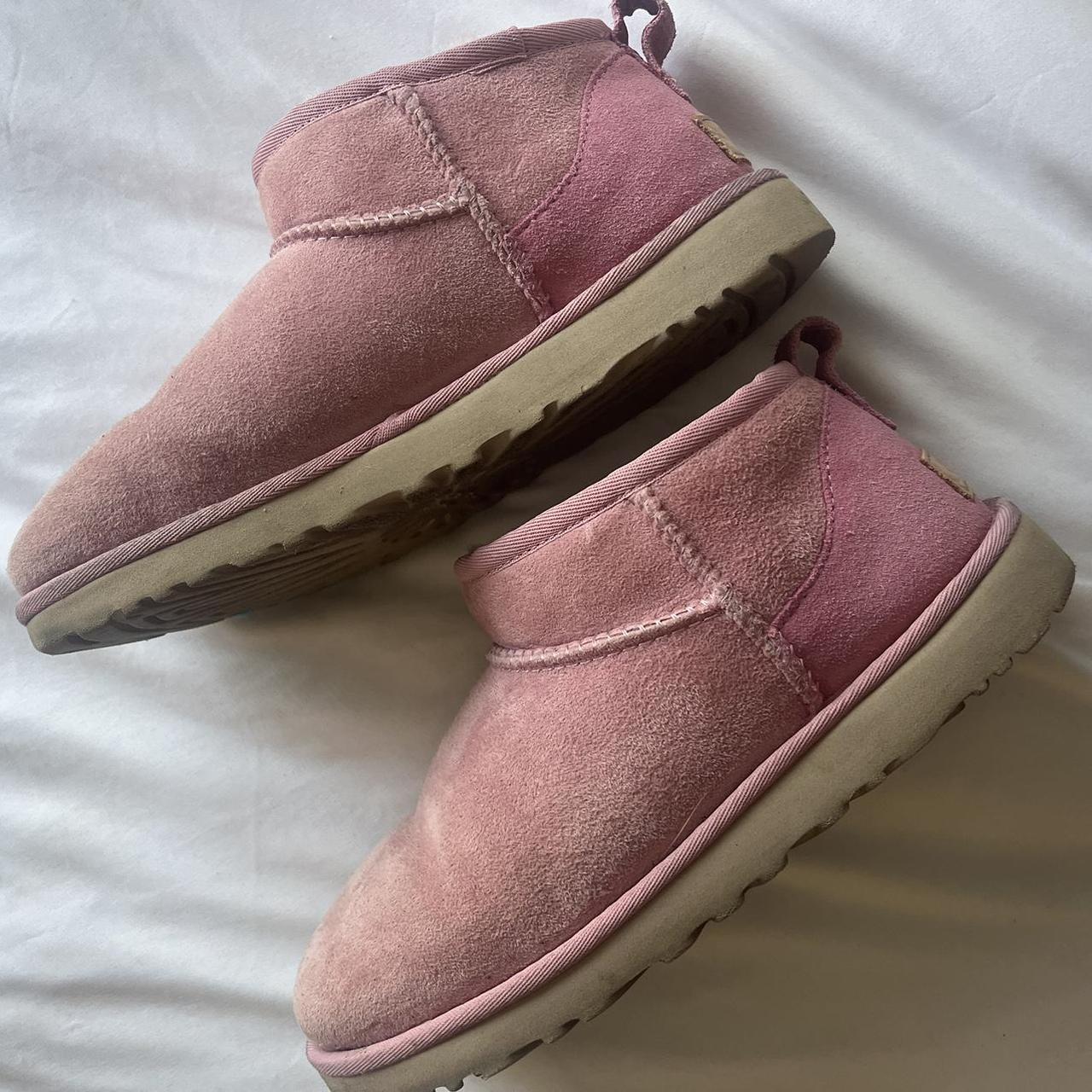light pink ultra mini uggs— very cute just not my... - Depop