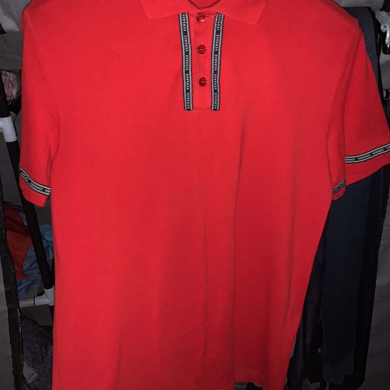 Versace Polo shirt Size M Excellent condition... - Depop