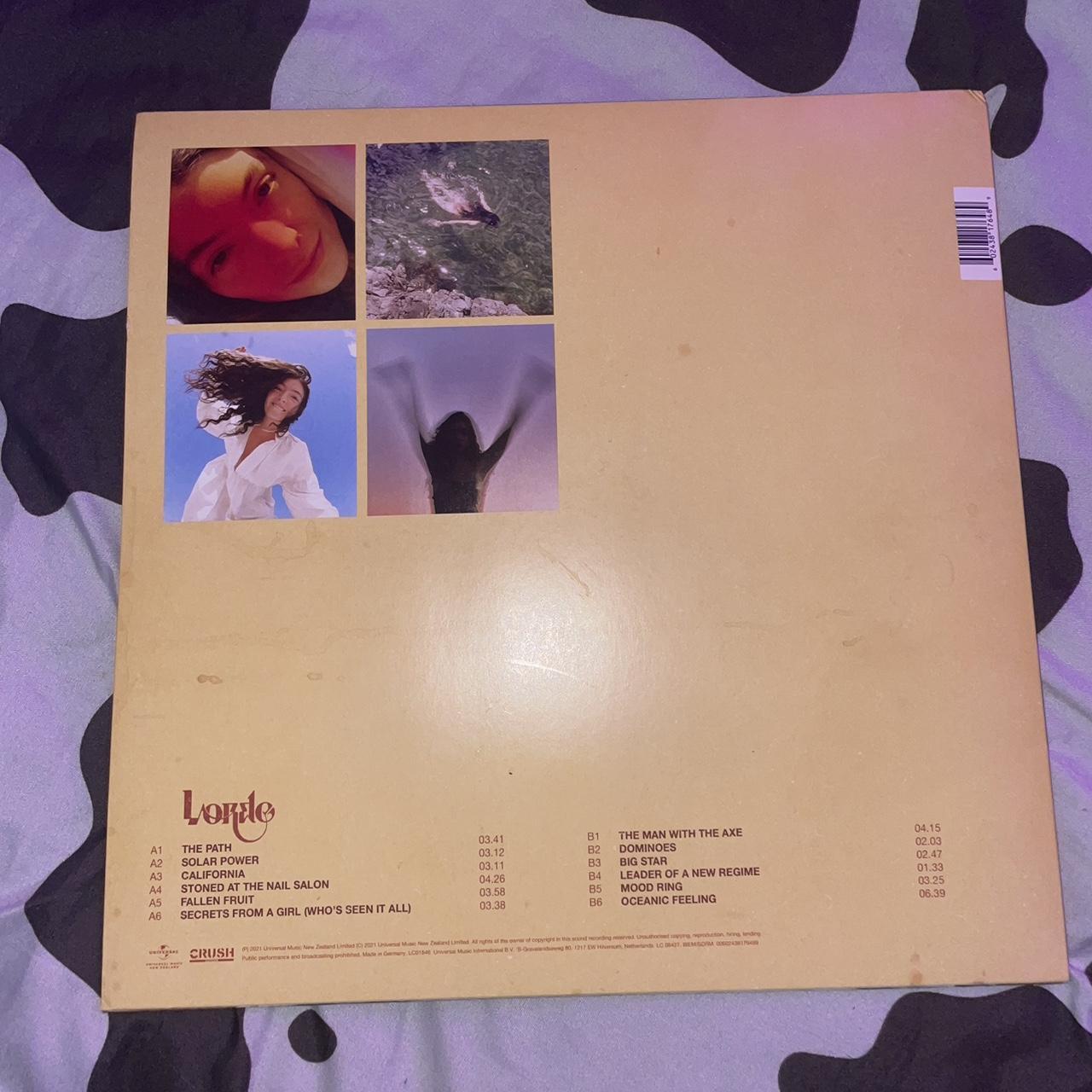 lorde solar power vinyl only played a few times as... - Depop
