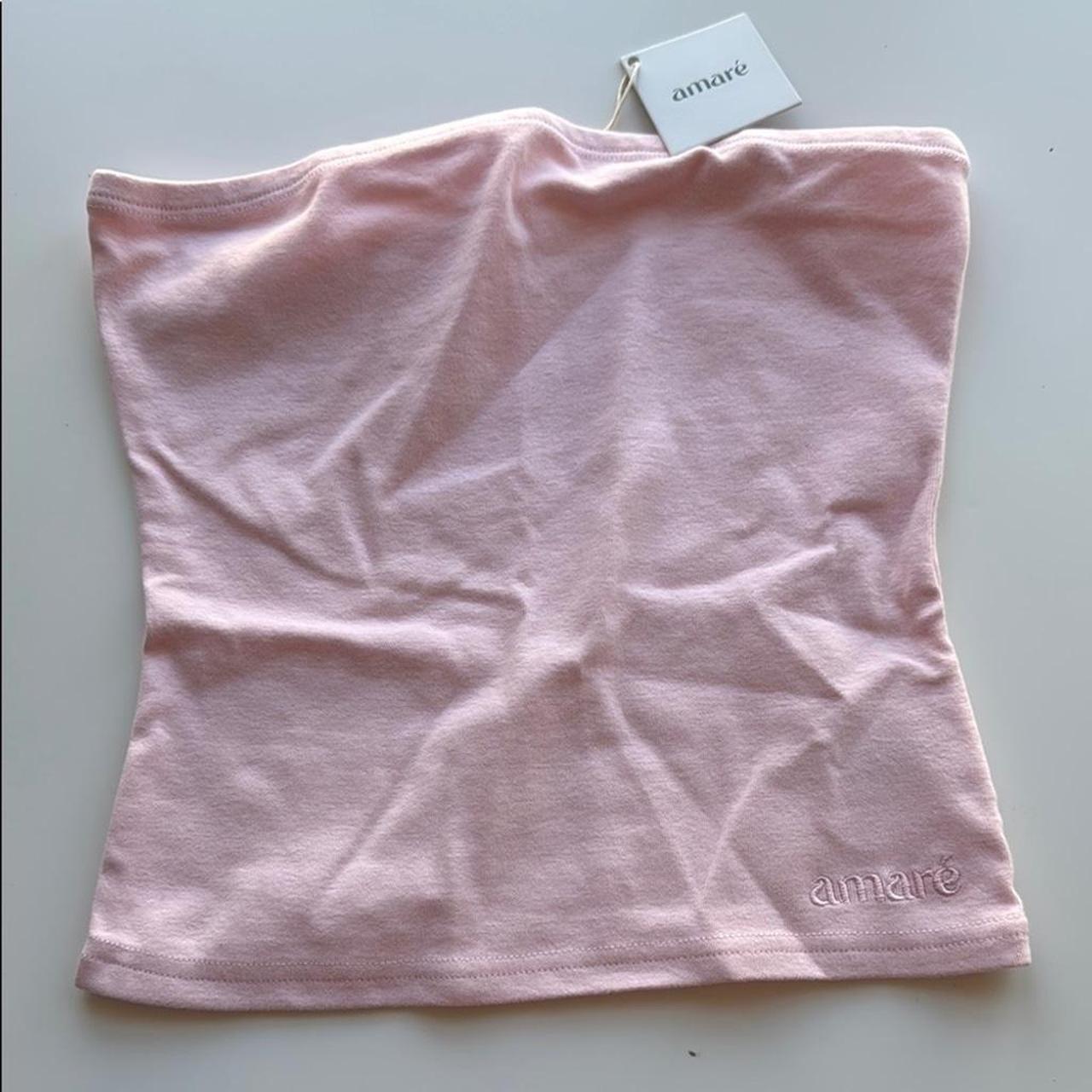 Amare Pink Tube Top Size Small NWT | Depop
